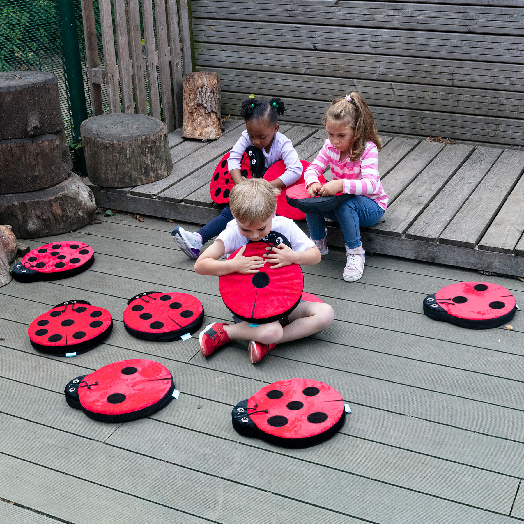 Back to Nature™ Sensory Ladybird Counting Cushions | theClassroom.co