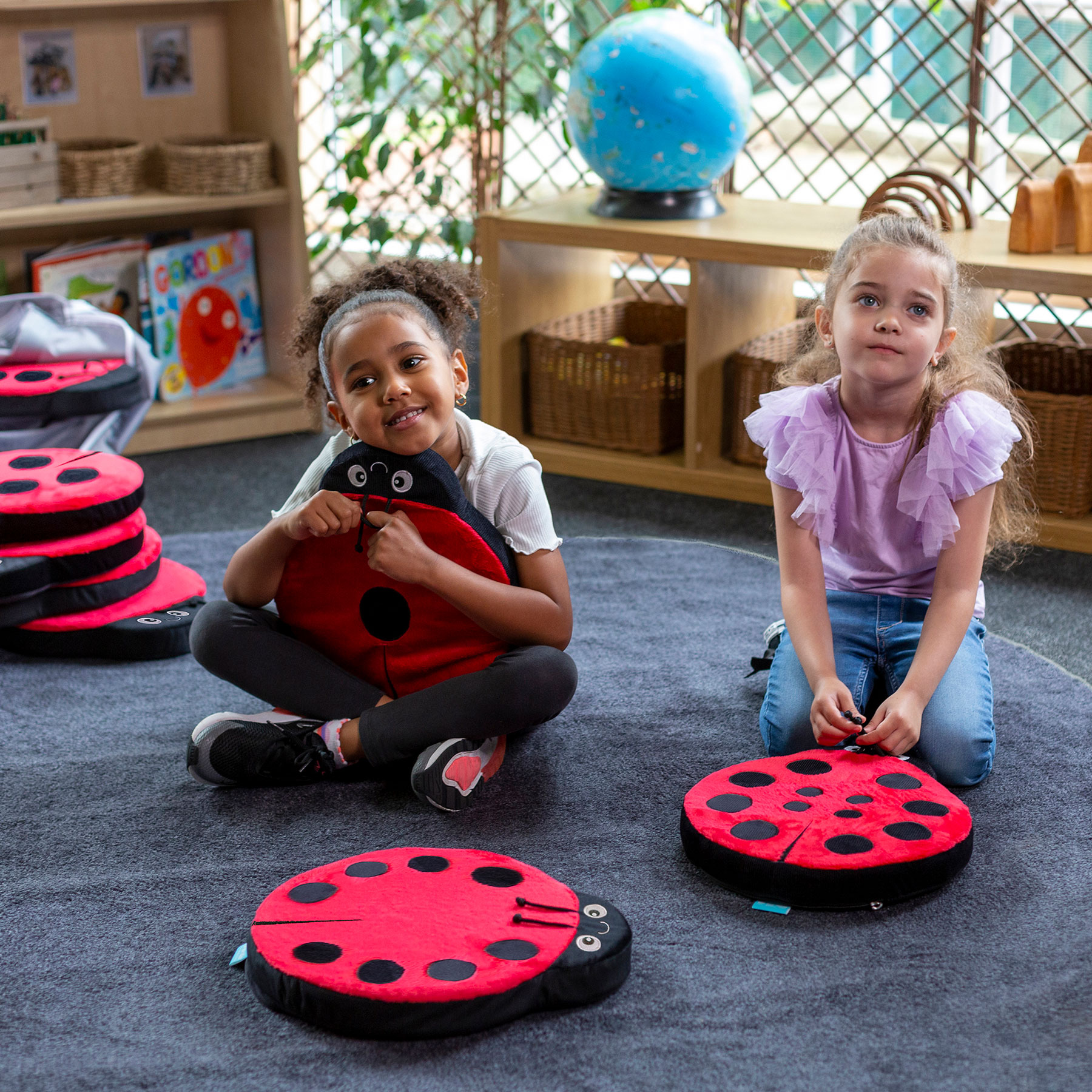 Back to Nature™ Sensory Ladybird Counting Cushions | theClassroom.co