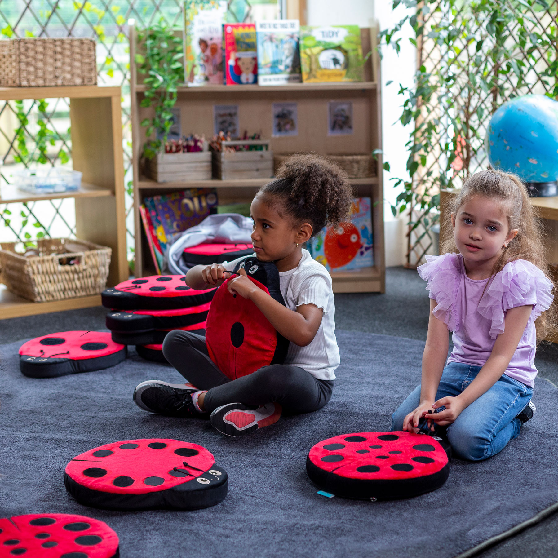 Back to Nature™ Sensory Ladybird Counting Cushions | theClassroom.co