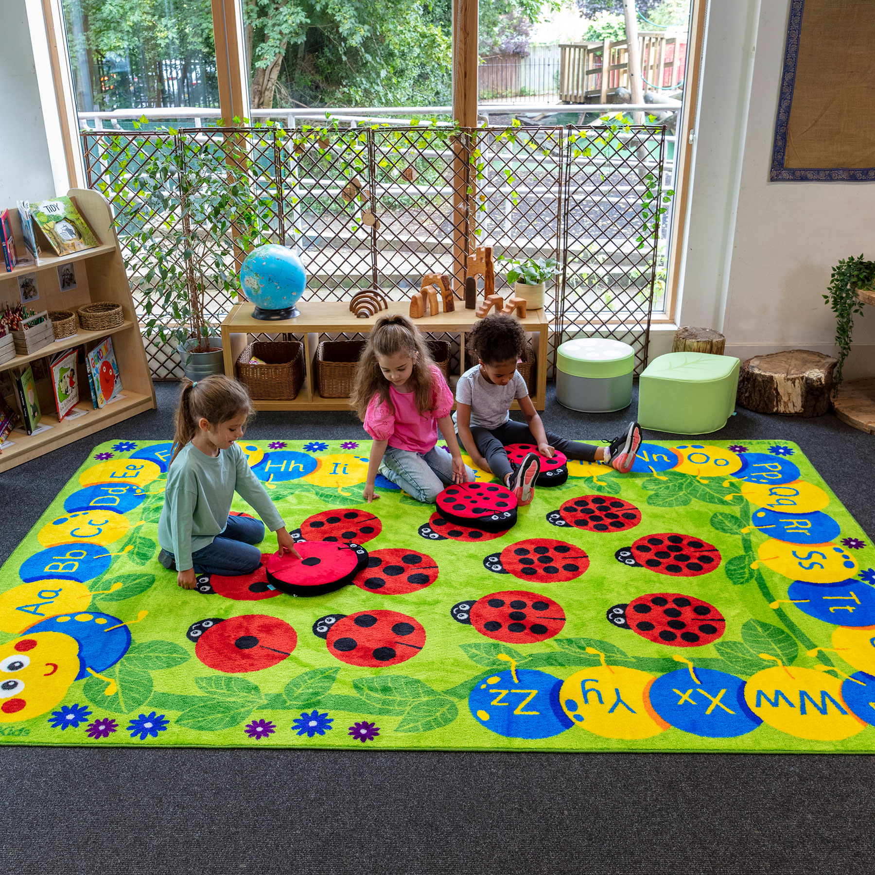 Back to Nature™ Sensory Ladybird Counting Cushions | theClassroom.co