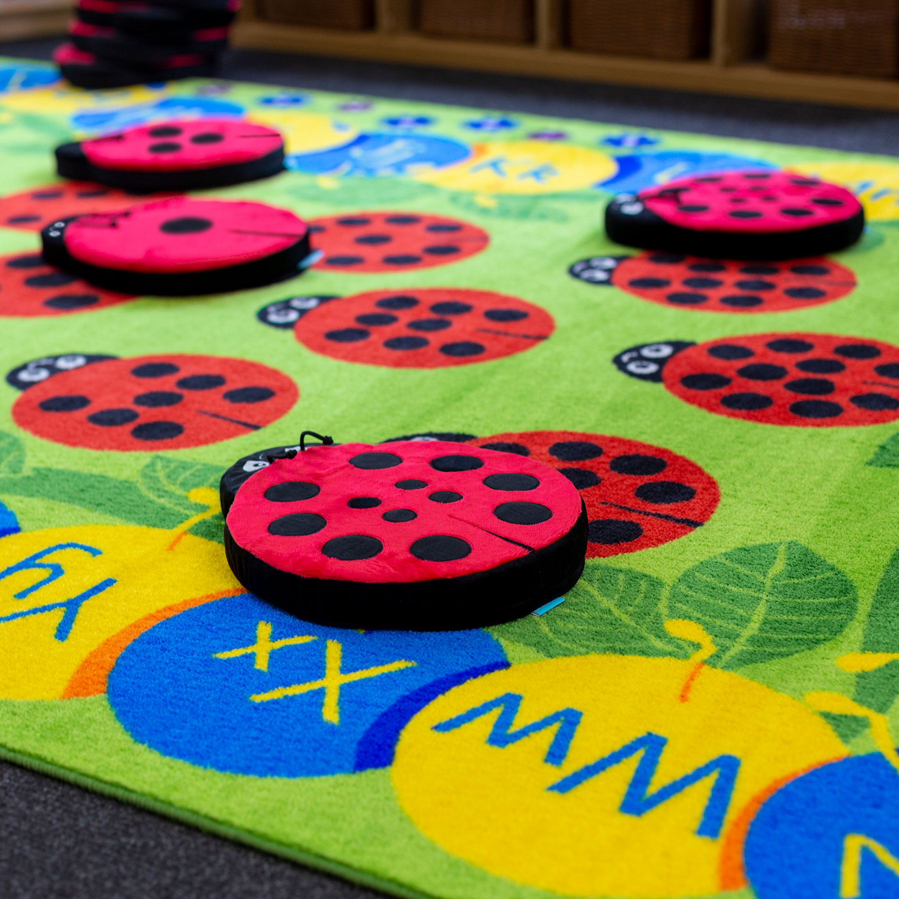 Back to Nature™ Sensory Ladybird Counting Cushions | theClassroom.co