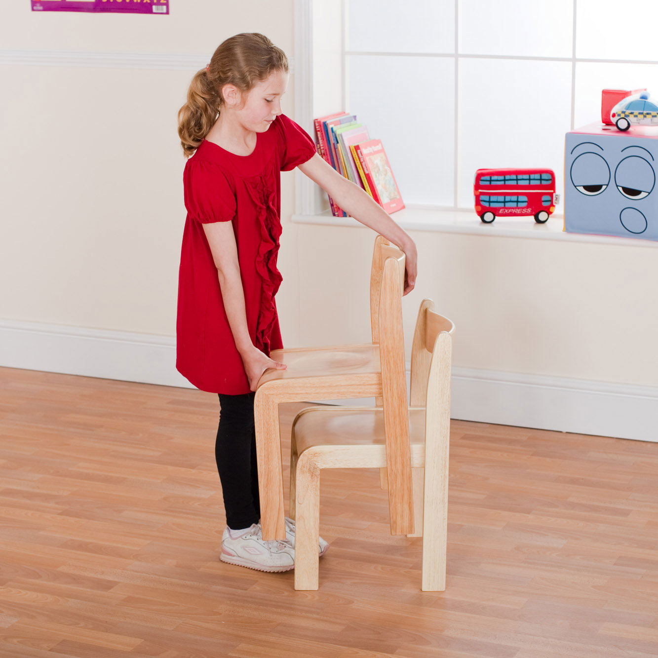 Tuf Class™ Wooden Chair Natural (Pack of 2) | theClassroom.co