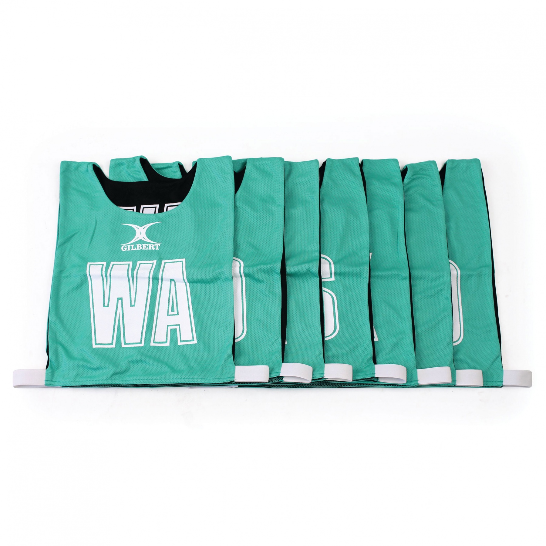 Gilbert Reversible Netball Bib Green/Black | theClassroom.co