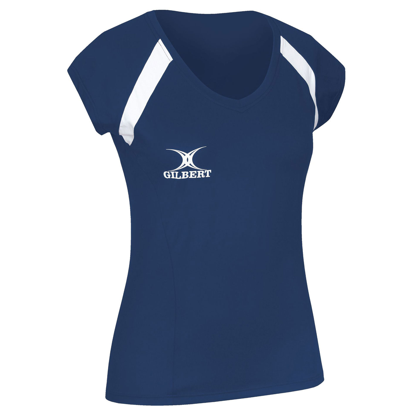 Gilbert Helix Netball Top - Blue | theClassroom.co