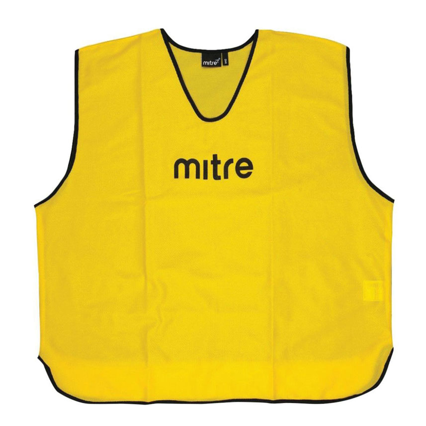 Mitre Core Training Bib - Yellow | theClassroom.co