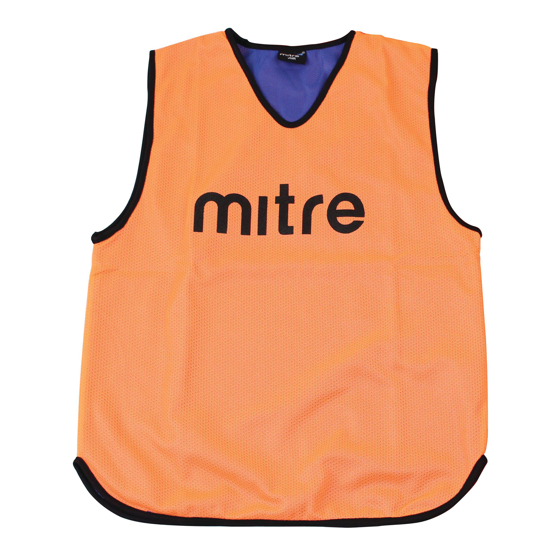 Mitre Pro Reversible Training Bib - Orange/Royal Blue | theClassroom.co