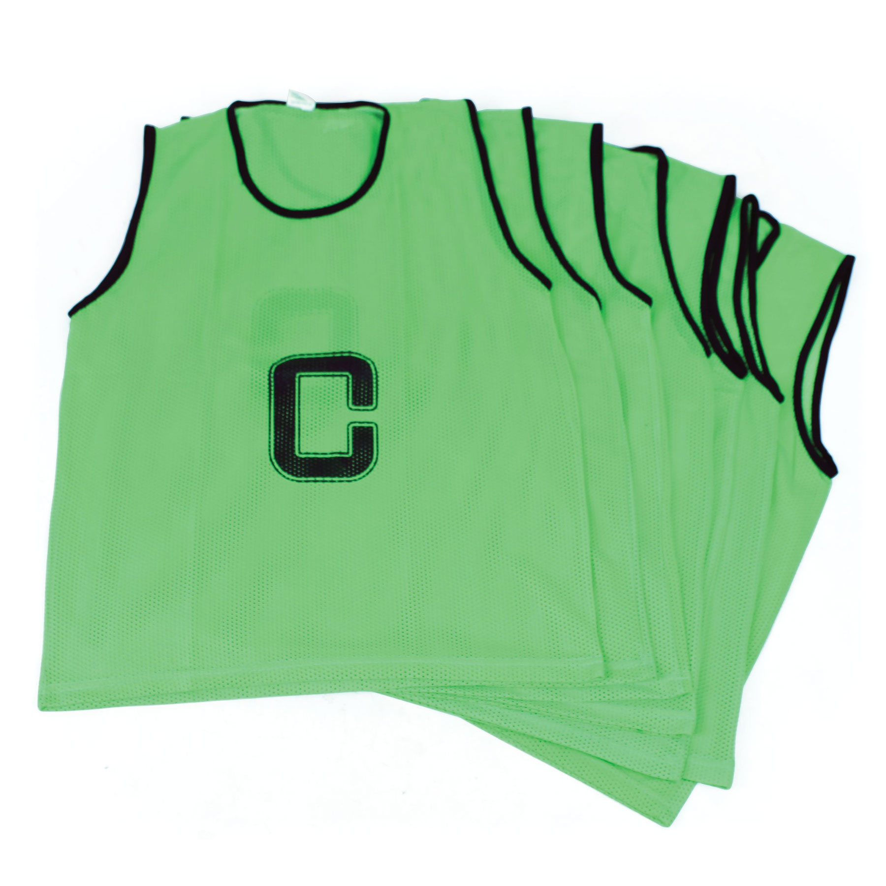 Mesh Netball Bib Set - Green, Set Of 7 | theClassroom.co