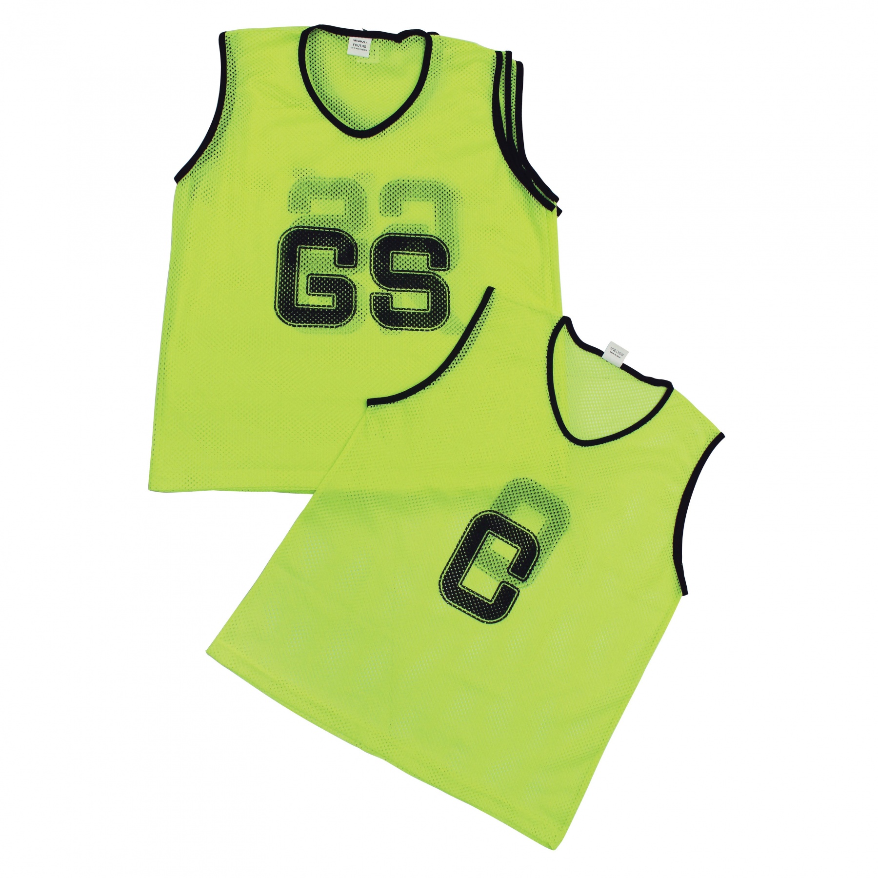 Mesh Netball Bib Set - Yellow, Set Of 7 | theClassroom.co