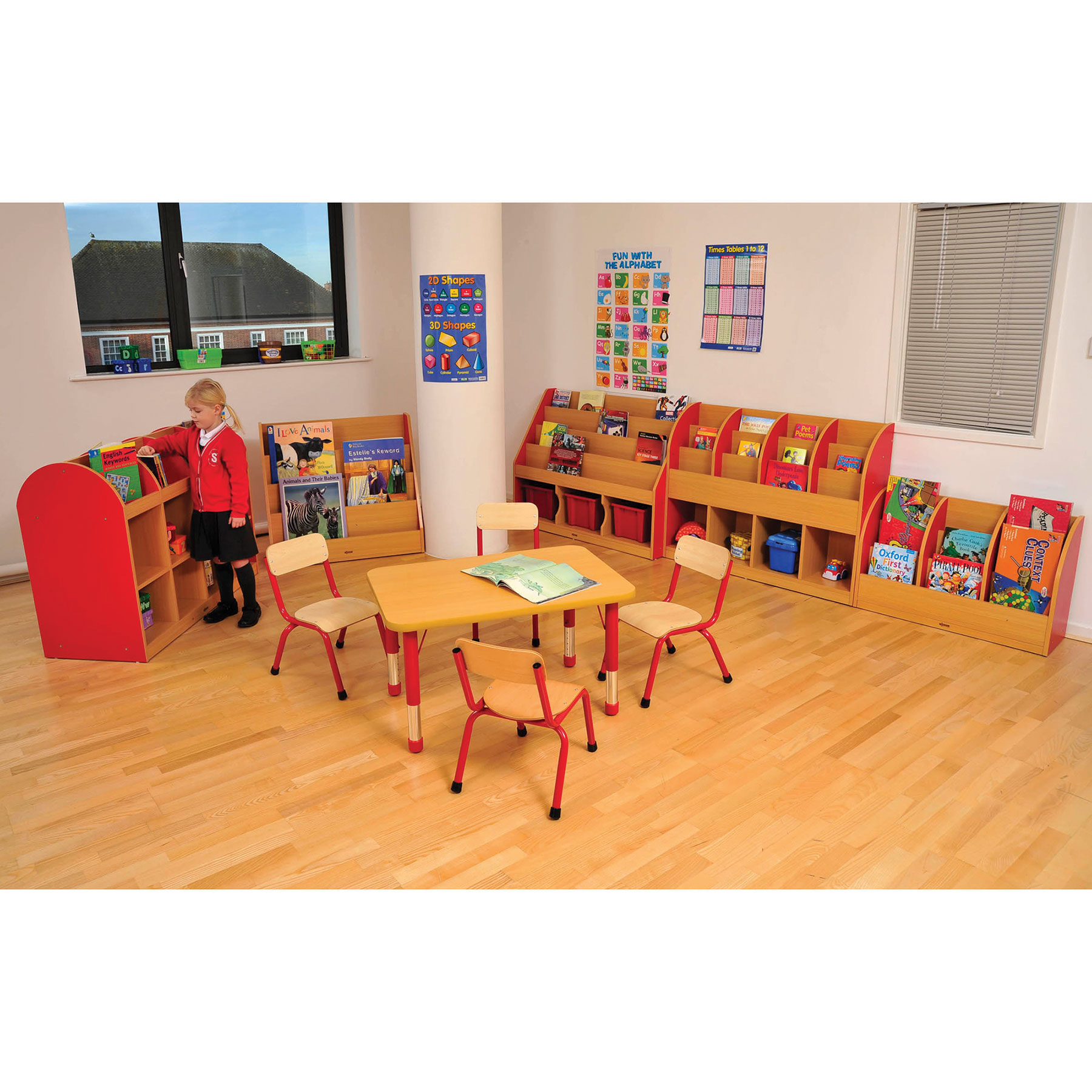 Milan 8 Compartment Classroom Cabinet