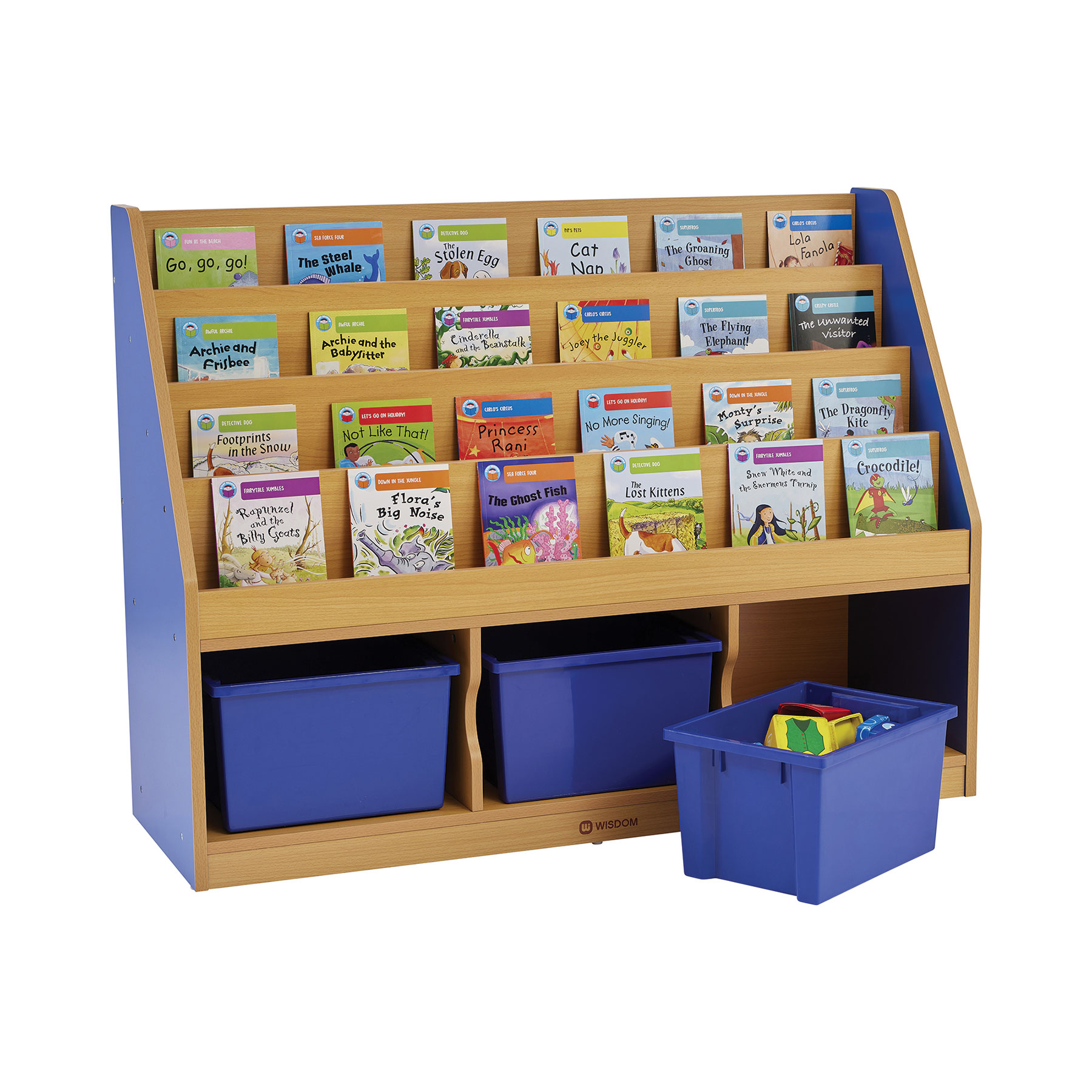 Milan Tiered Bookcase - 3 Large Trays | theClassroom.co