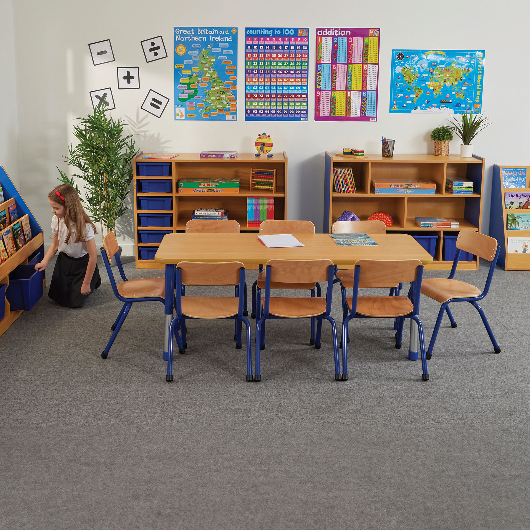 Milan Height Adjustable Rectangular Tables | theClassroom.co
