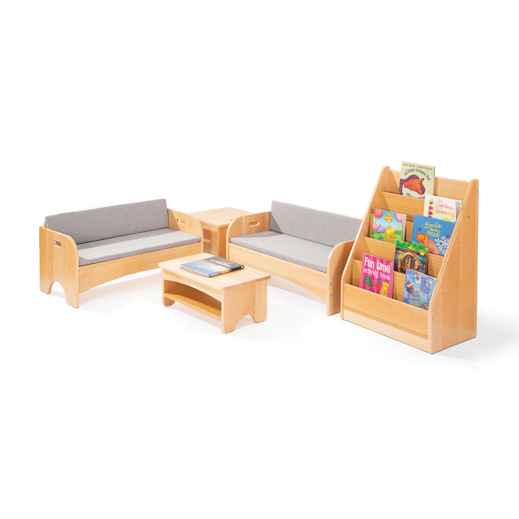 Zona Children's Library - Reading Sofa + Cushion | theClassroom.co