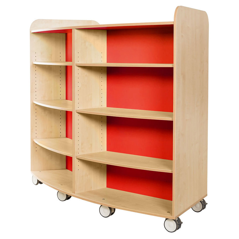 KubbyClass Library High Curved Bookcase | theClassroom.co