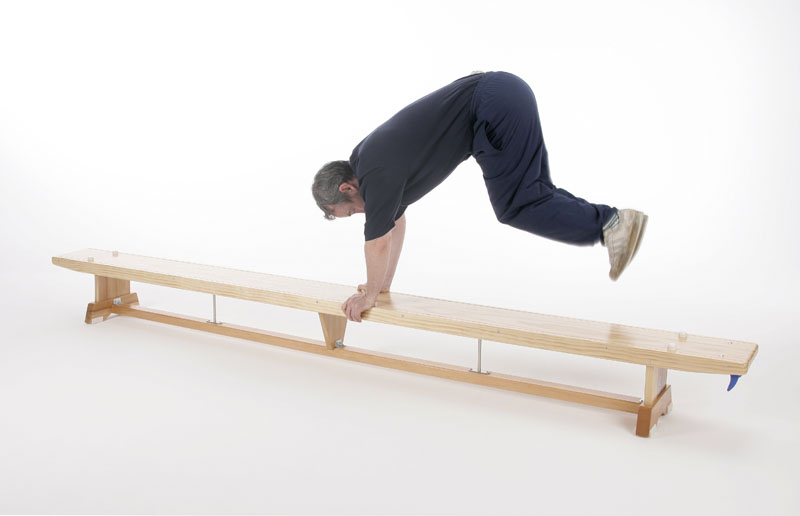 Traditional Wooden Balance Bench