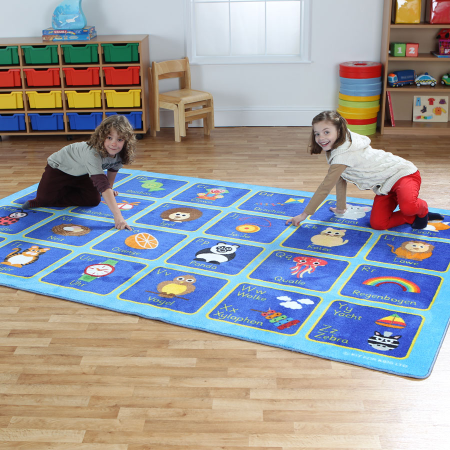 German Alphabet Carpet | theClassroom.co