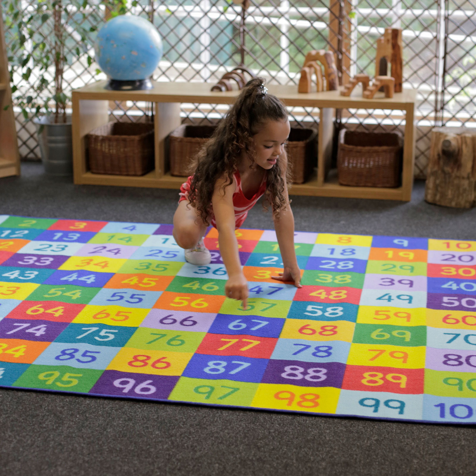 Rainbow™ 1-100 Numbers Carpet | theClassroom.co