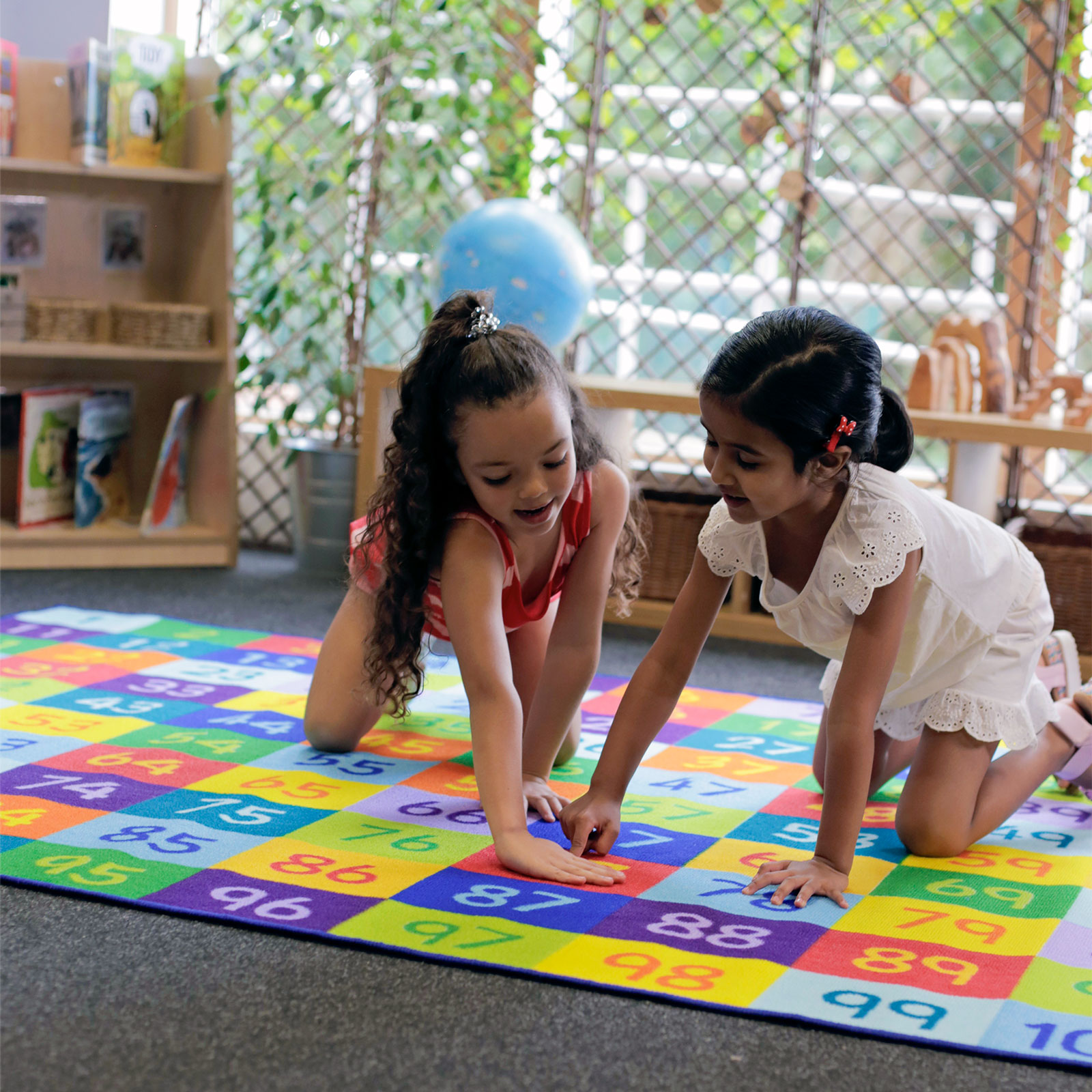 Rainbow™ 1-100 Numbers Carpet | theClassroom.co