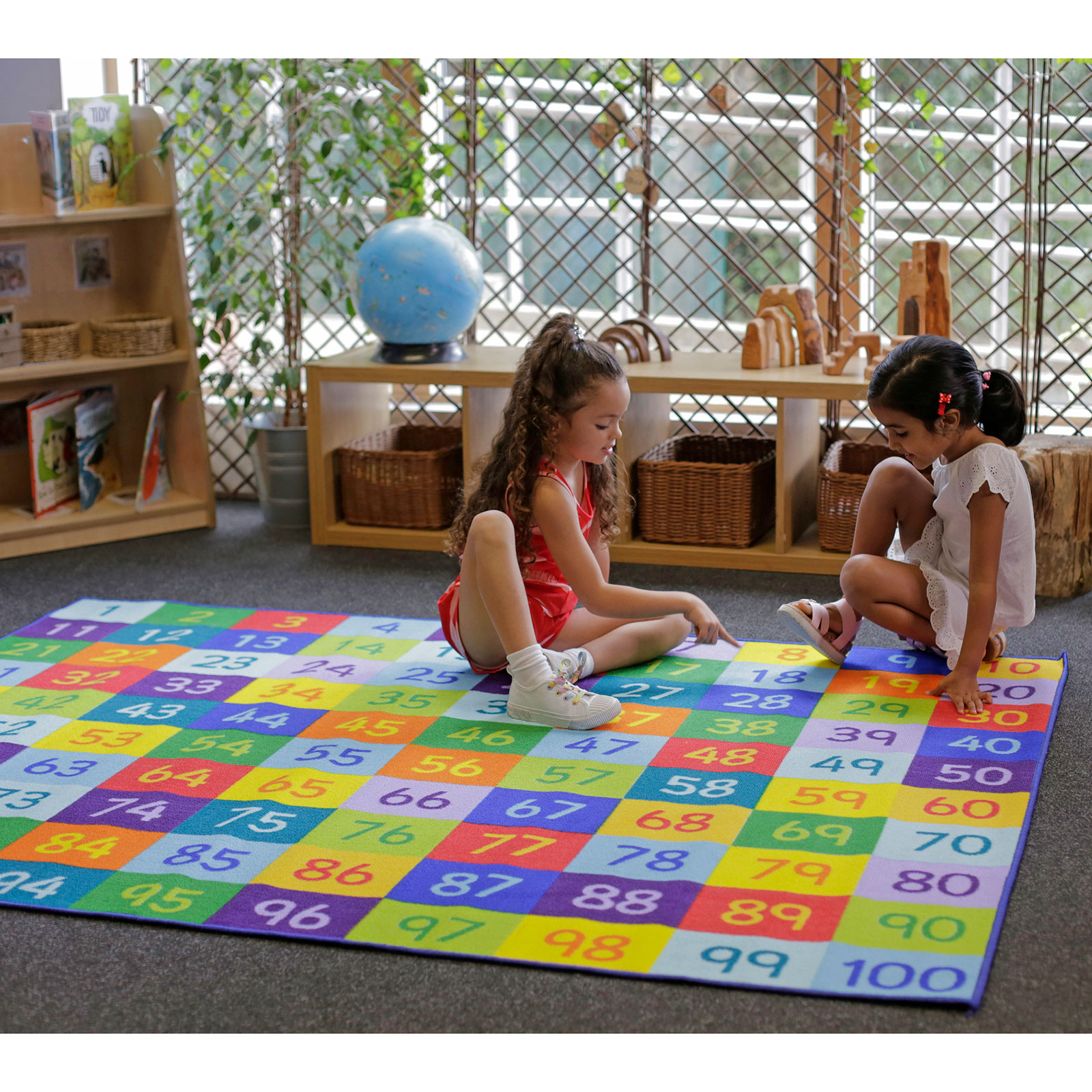 Rainbow™ 1-100 Numbers Carpet | theClassroom.co