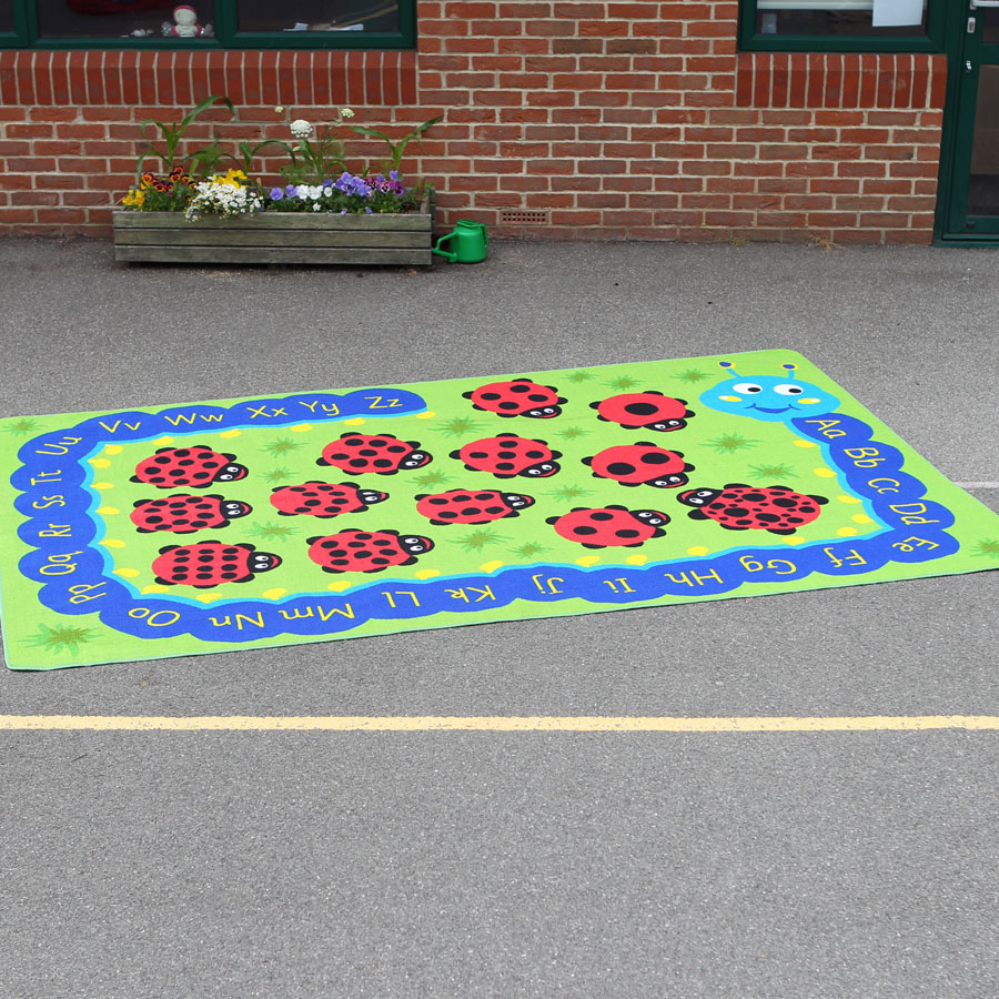 Chloe Caterpillar Numeracy & Literacy Outdoor Play™ Mat | theClassroom.co