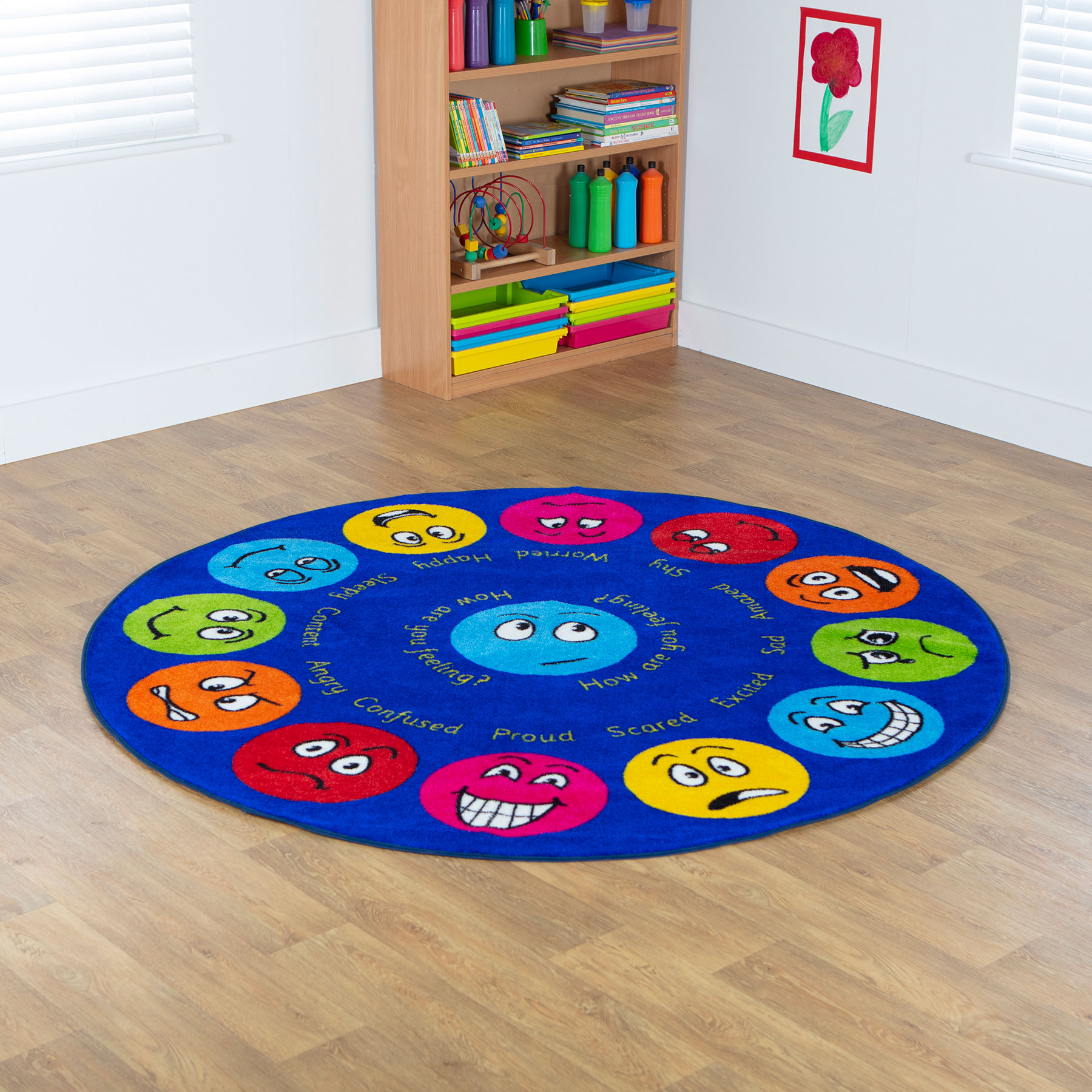 Emotions™ Circular Placement Carpet | theClassroom.co