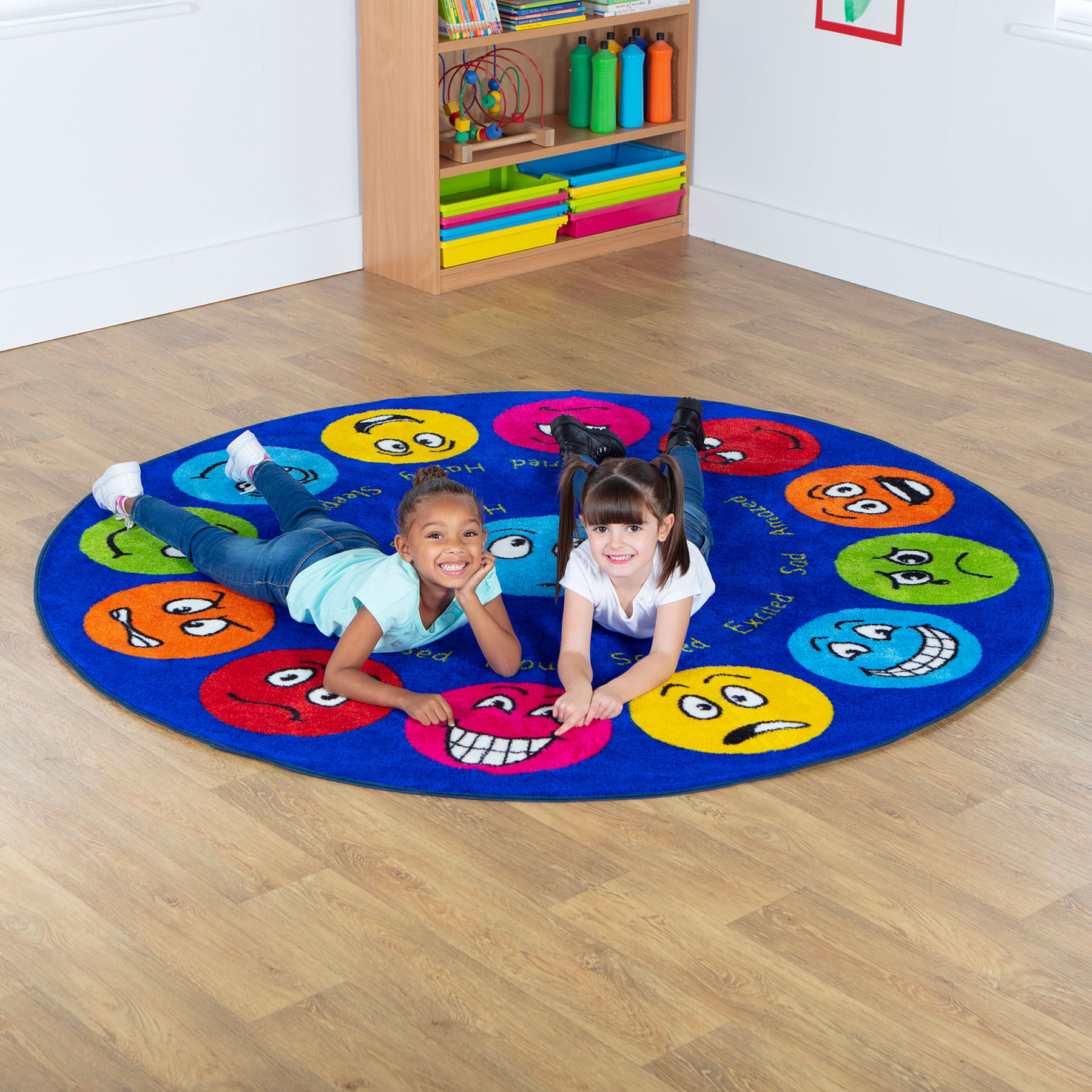 Emotions™ Circular Placement Carpet | theClassroom.co