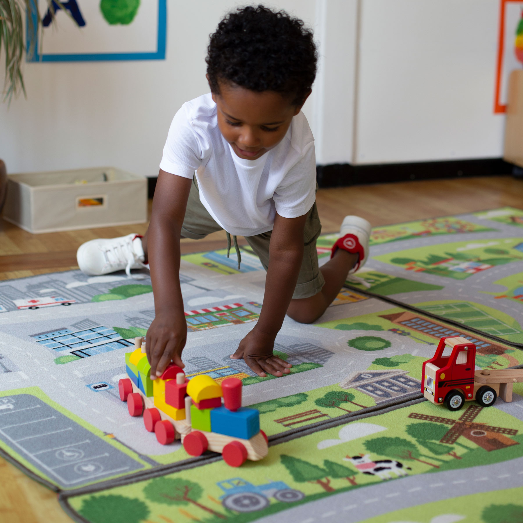 Small World Road Map Set 1 Indoor / Outdoor Carpets | theClassroom.co