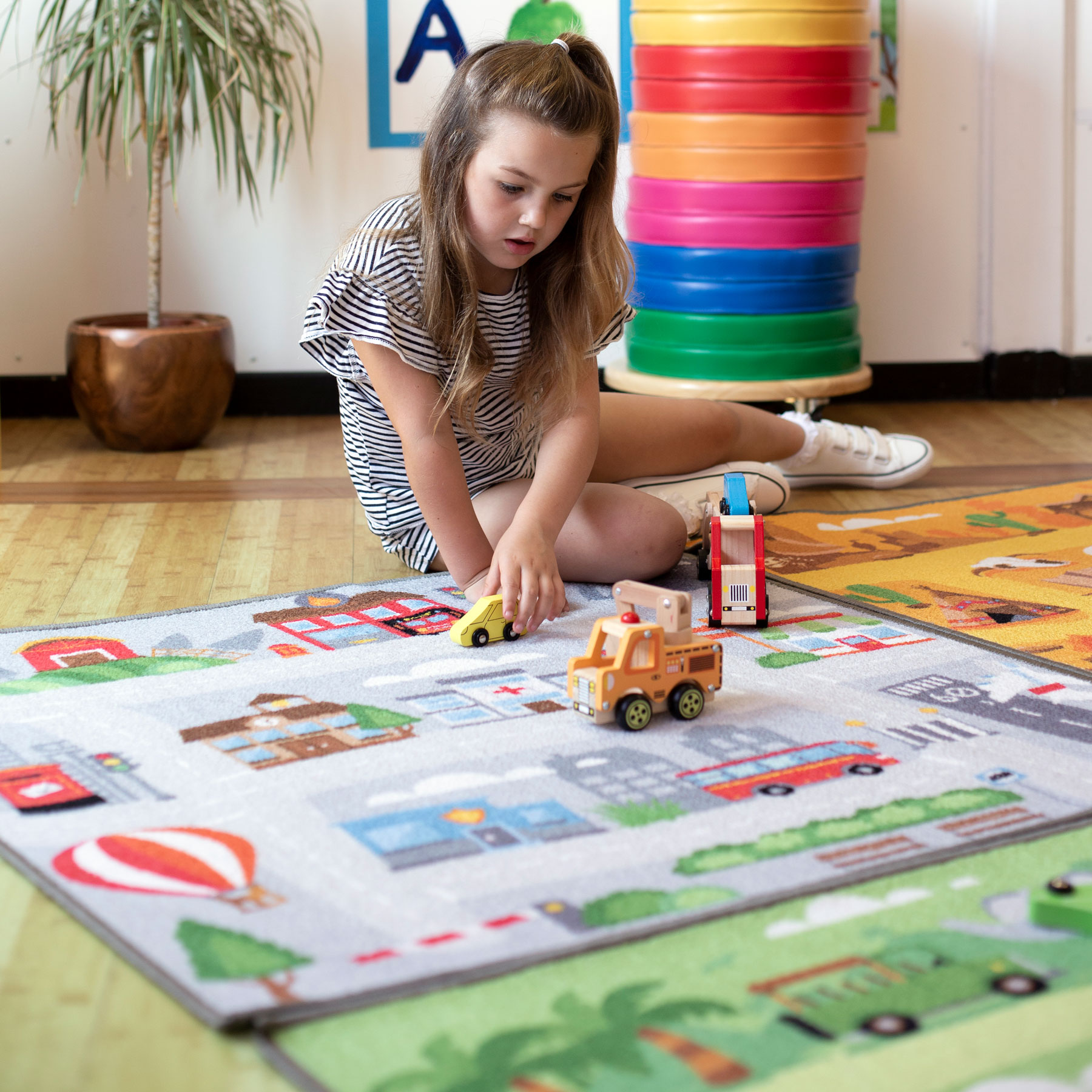 Small World Road Map Set 2 Indoor / Outdoor Carpets | theClassroom.co