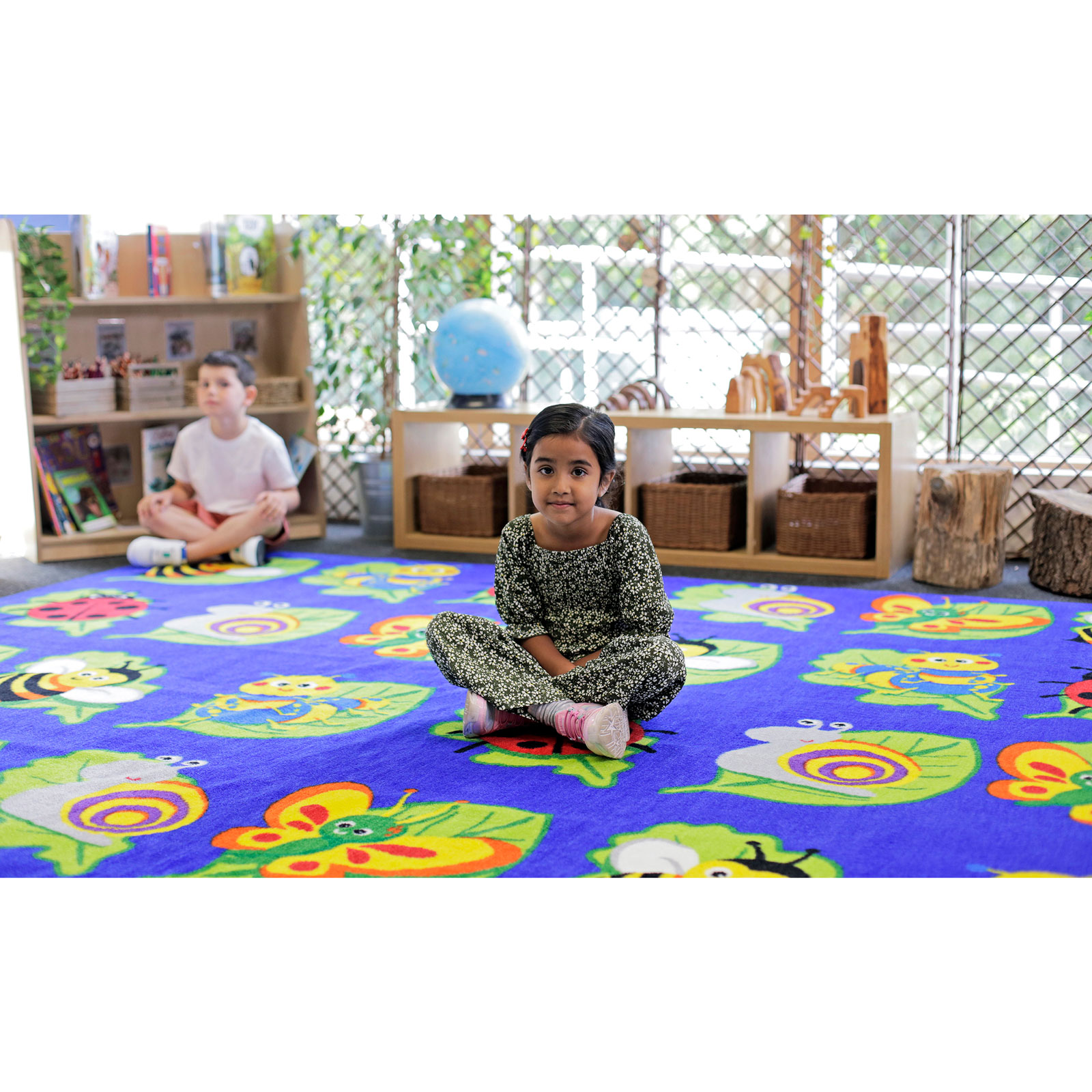 Back to Nature™ Large Square Bug Placement Carpet | theClassroom.co