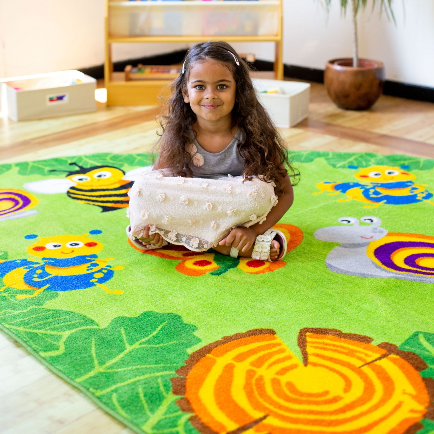 Back to Nature™ Corner Bug Placement Carpet | theClassroom.co