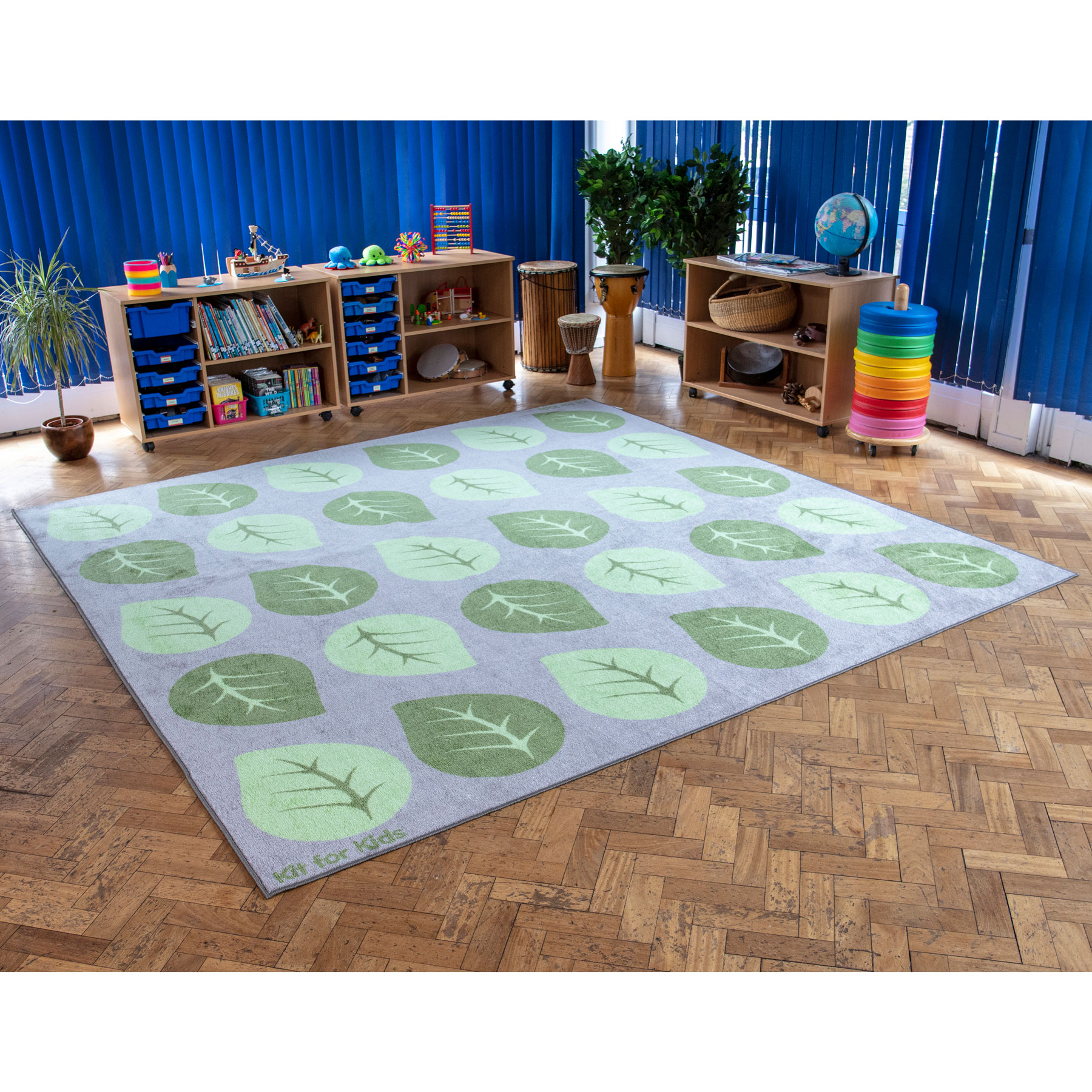 Natural World Leaf Placement Carpet | theClassroom.co