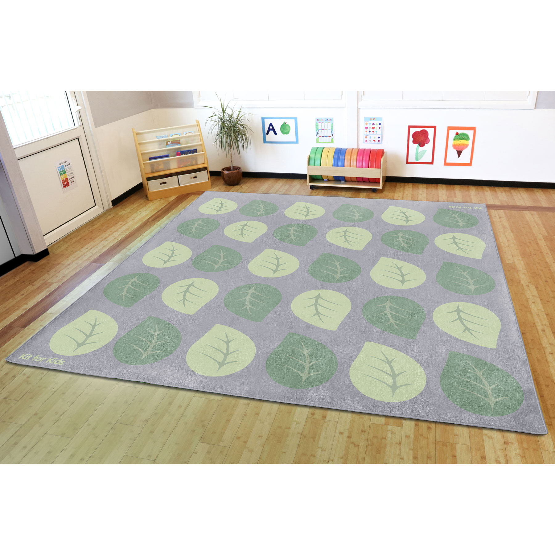Natural World Leaf Placement Carpet | theClassroom.co