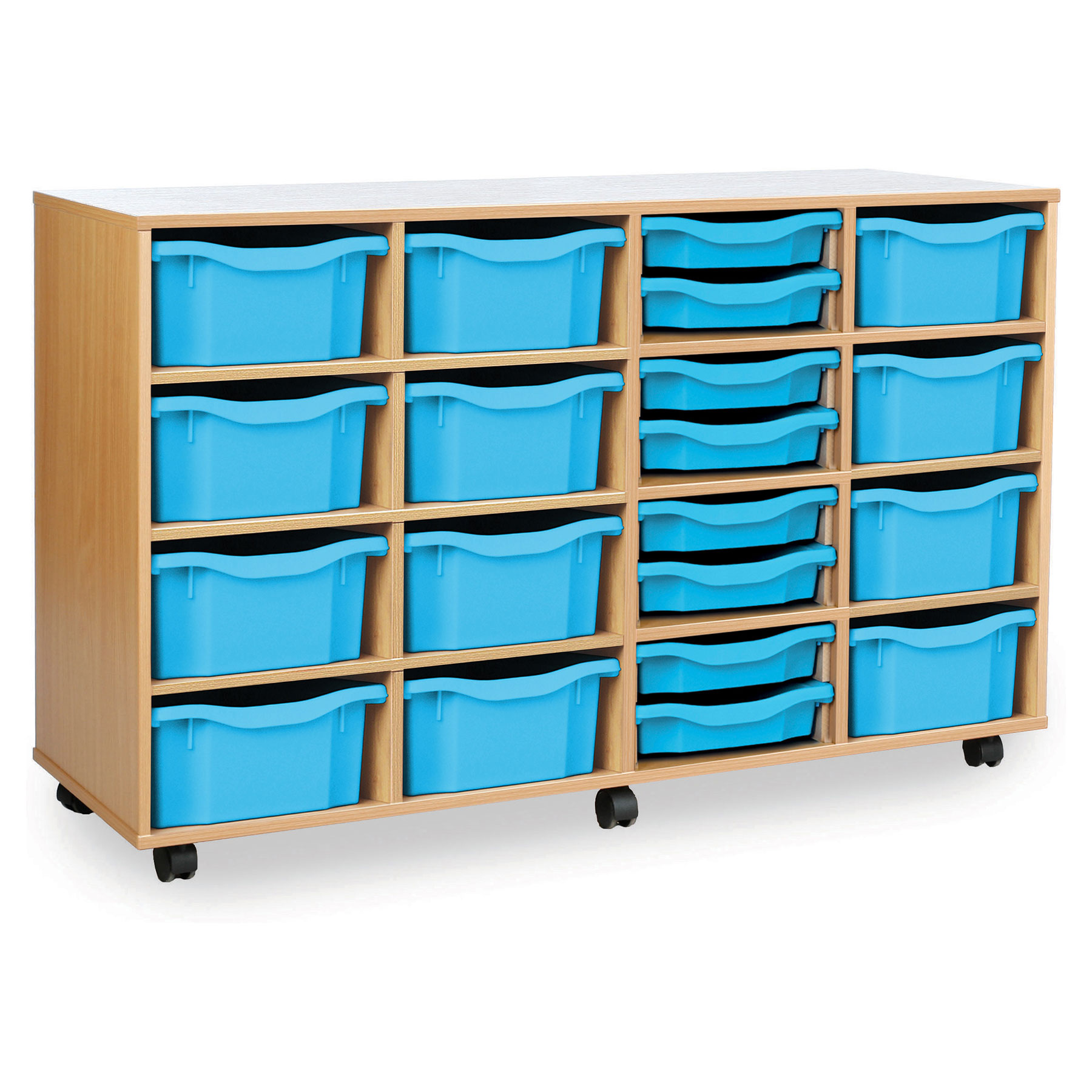 Monarch 32 Single / 16 Double Combination Tray Unit | theClassroom.co