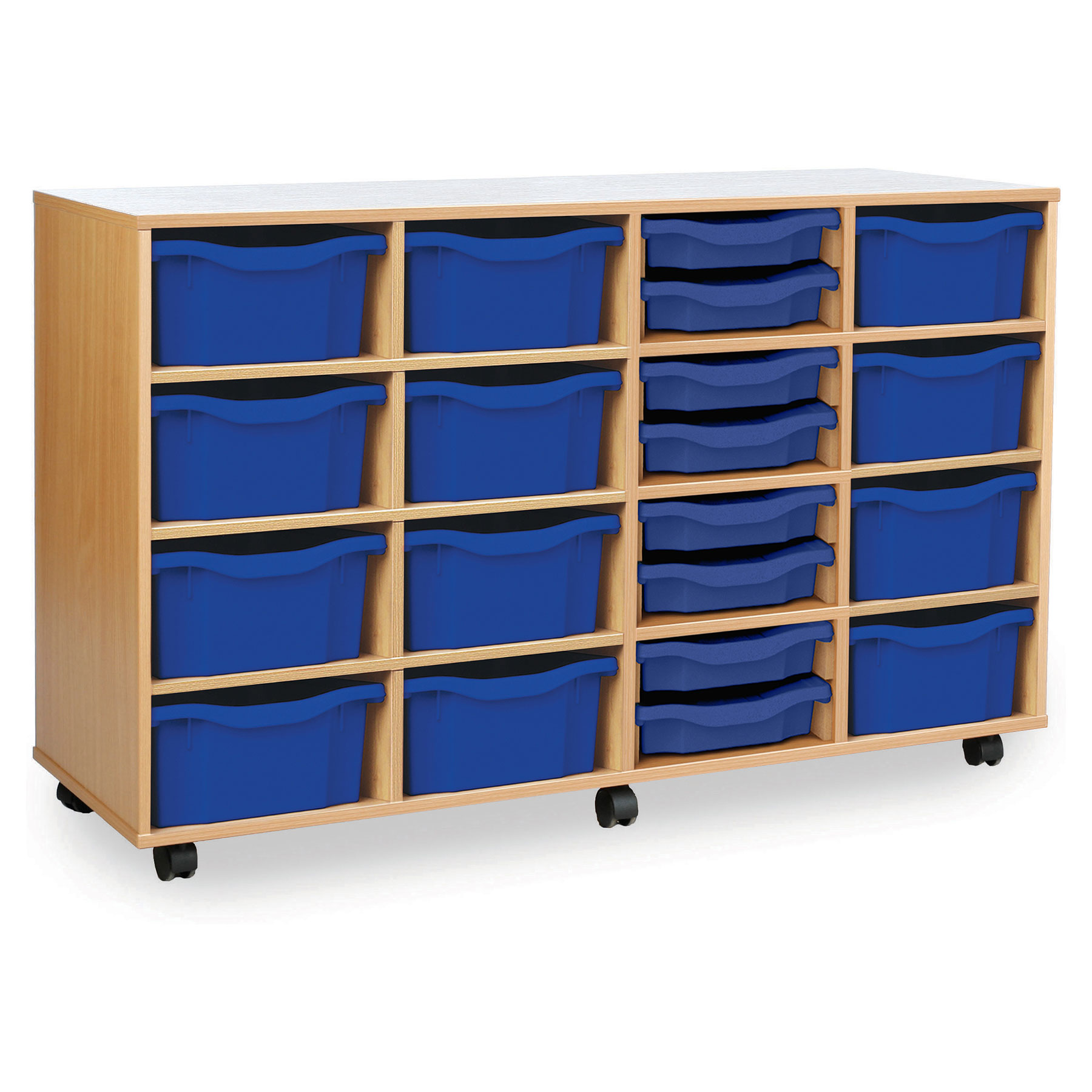 Monarch 32 Single / 16 Double Combination Tray Unit | theClassroom.co