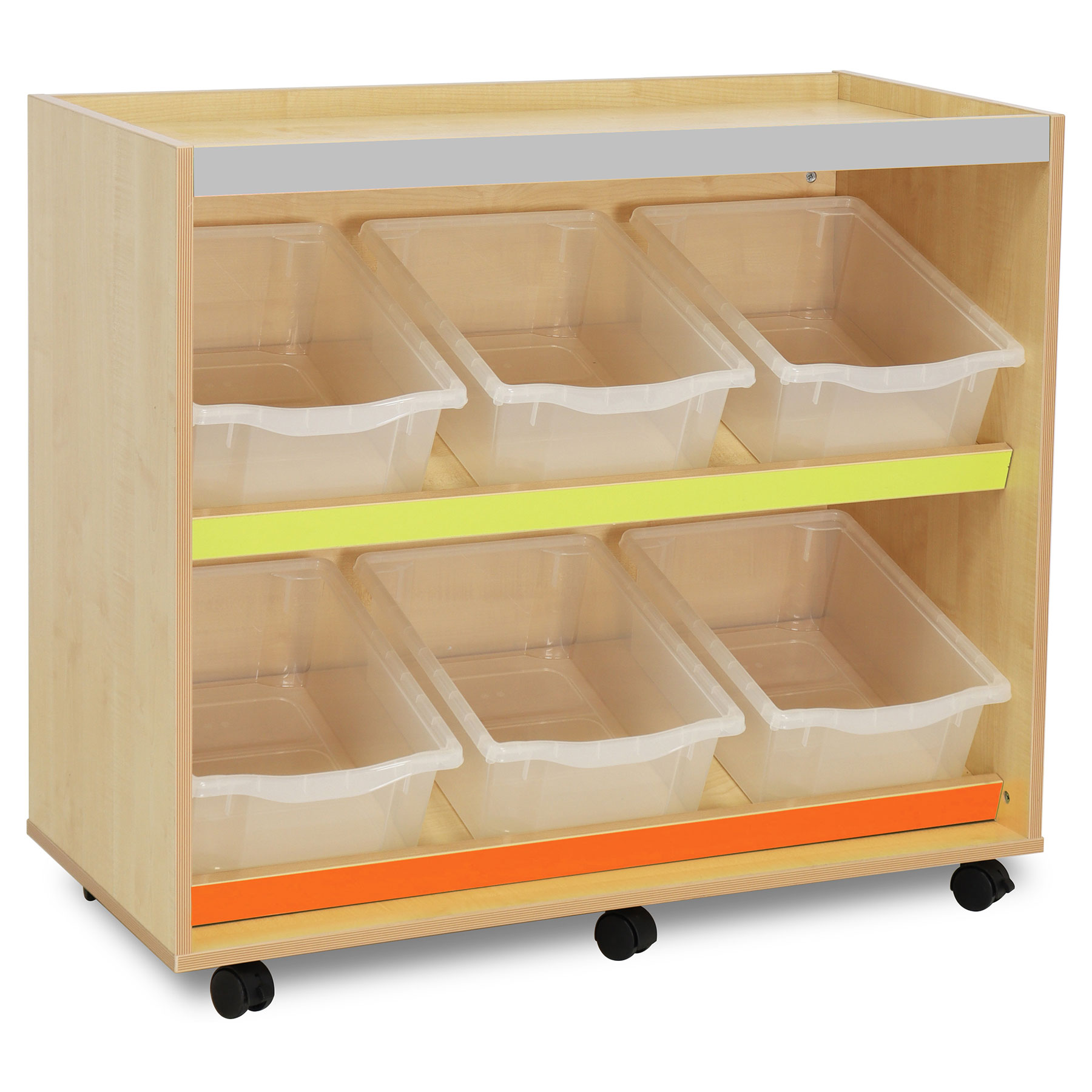 Bubblegum Angled Tray Unit With Inset Lid | theClassroom.co