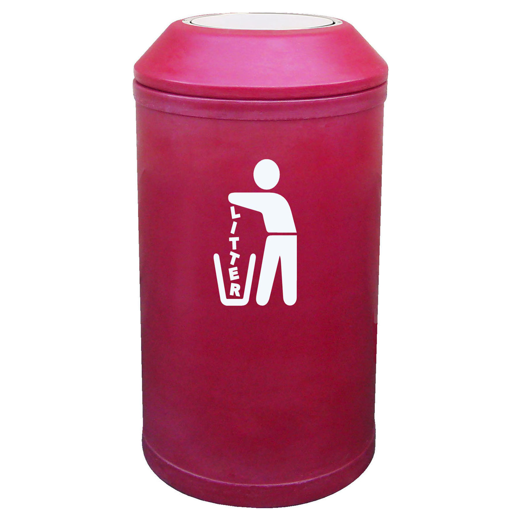 Micro Bin with Stainless Steel Flip Top Lid 42 Litre | theClassroom.co