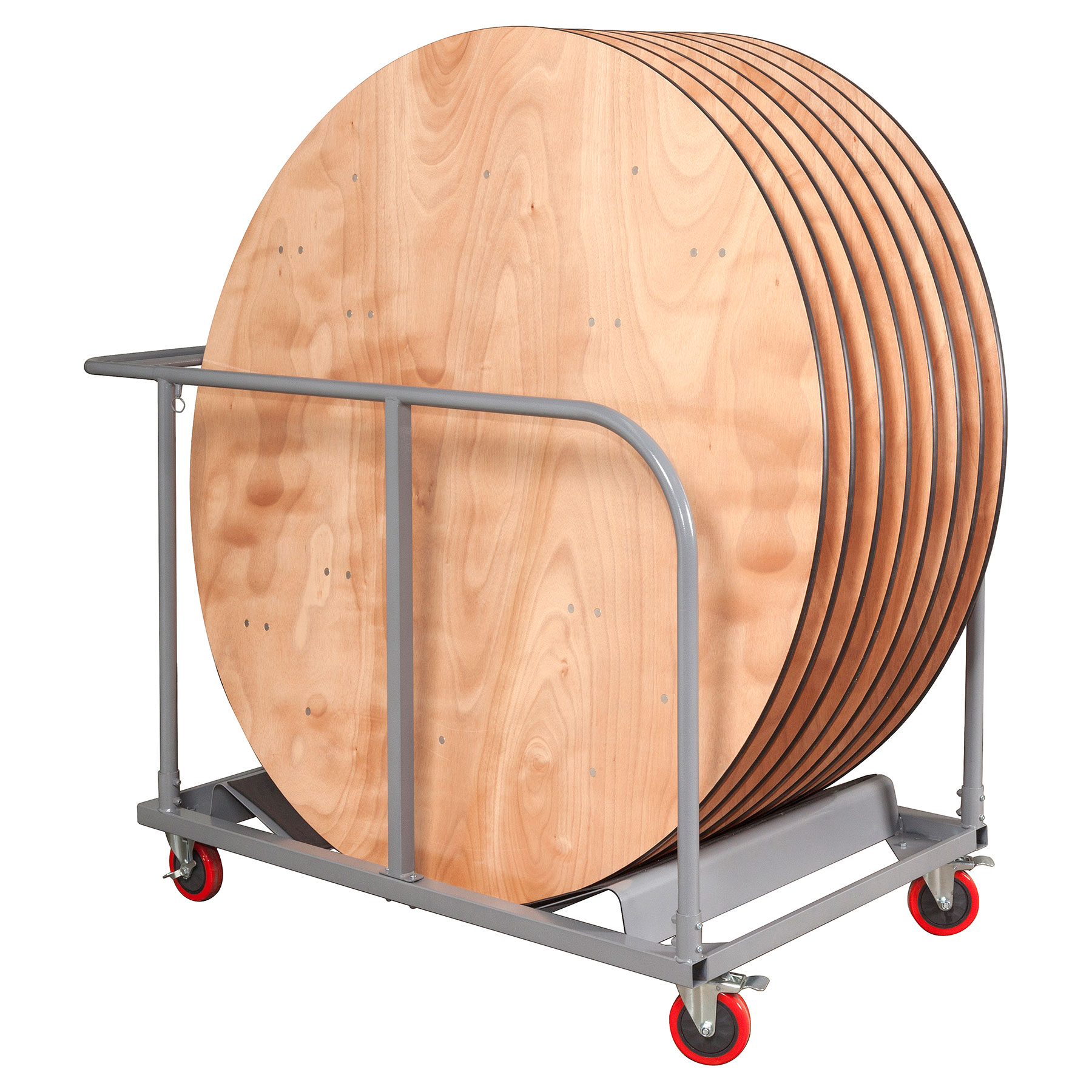 Folding Table Round Trolley