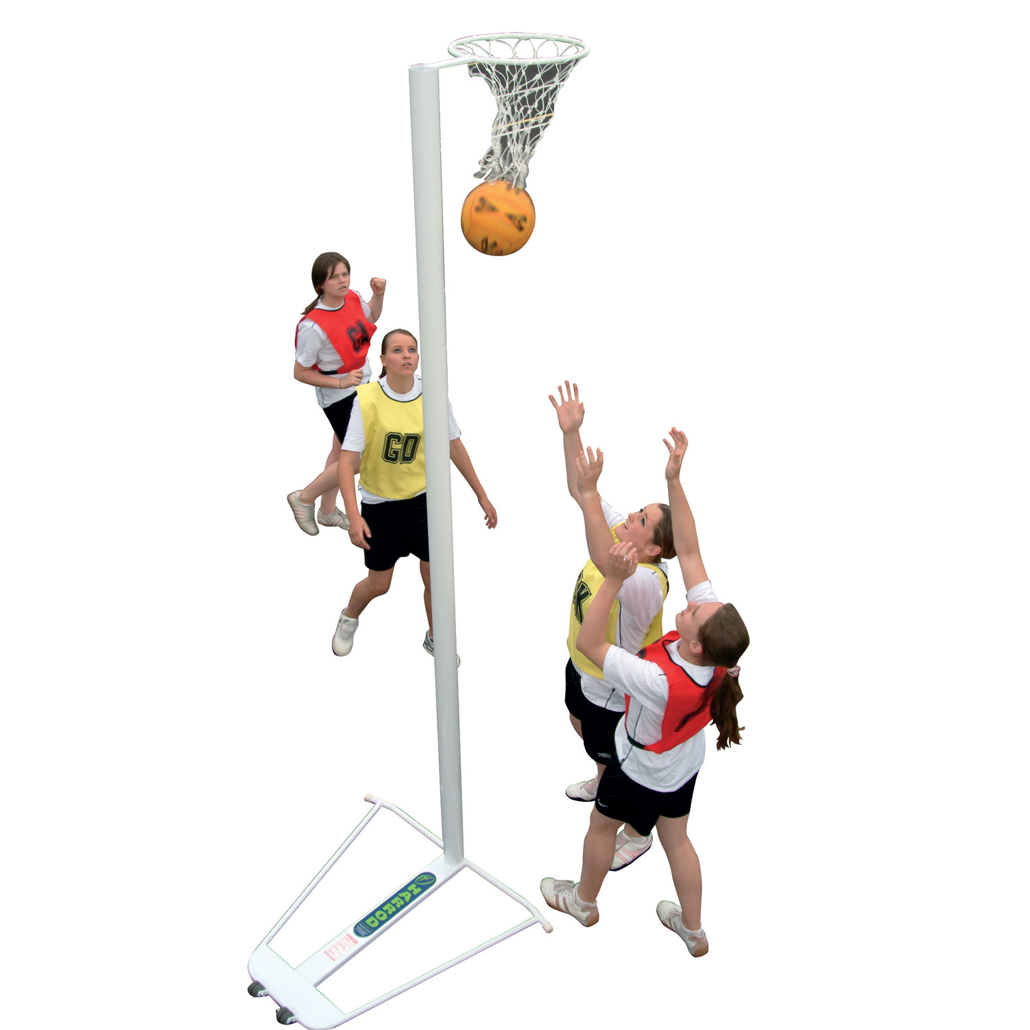 Freestanding Wheelaway Competition Netball Posts - Pair | theClassroom.co