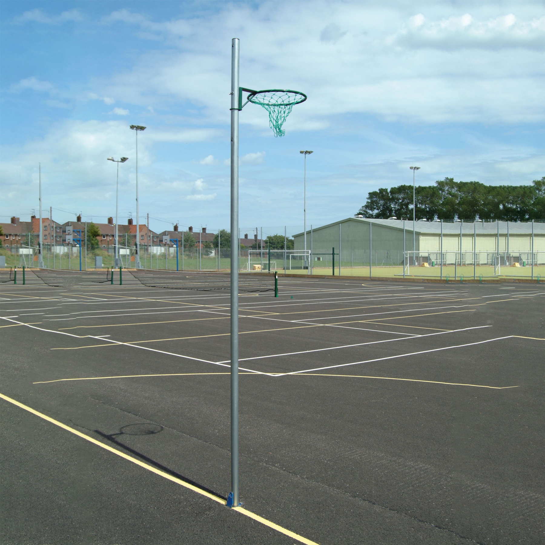 Socketed Netball Posts - 30cm Socket | theClassroom.co