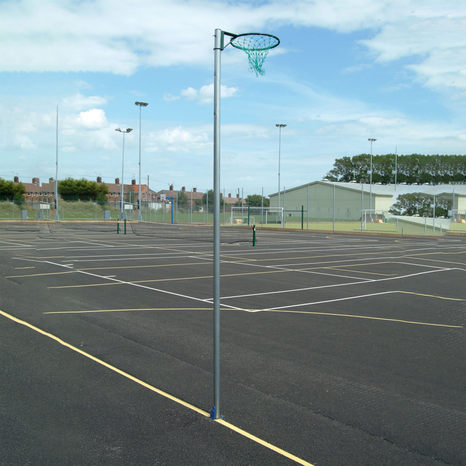 Socketed Netball Posts - 30cm Socket | theClassroom.co