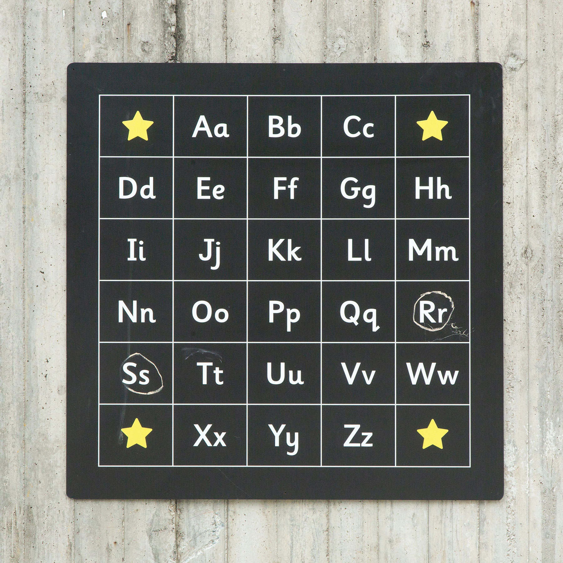 Outdoor - Alphabet Chalkboard | theClassroom.co