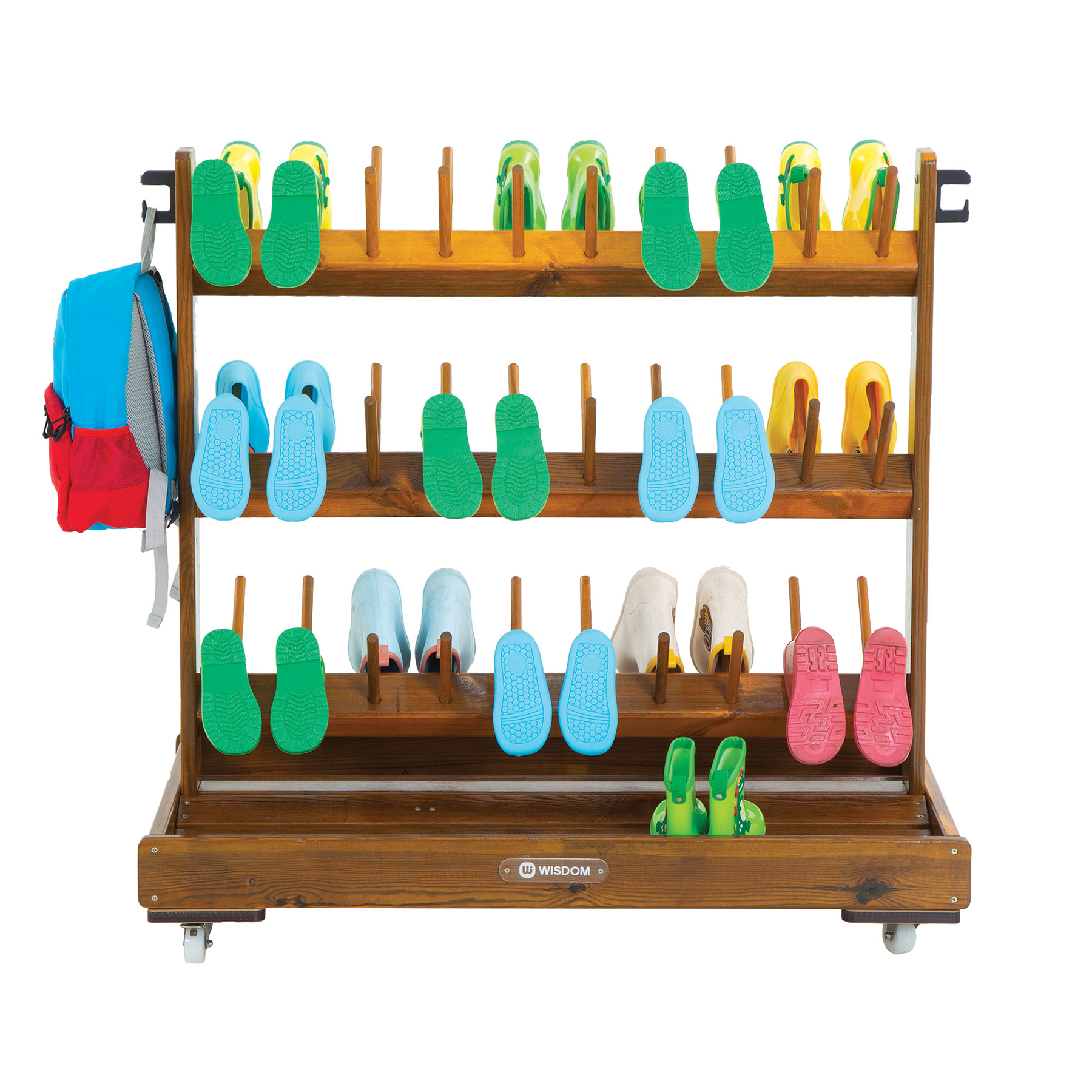 Outdoor Mobile Welly & Shoe Rack | theClassroom.co