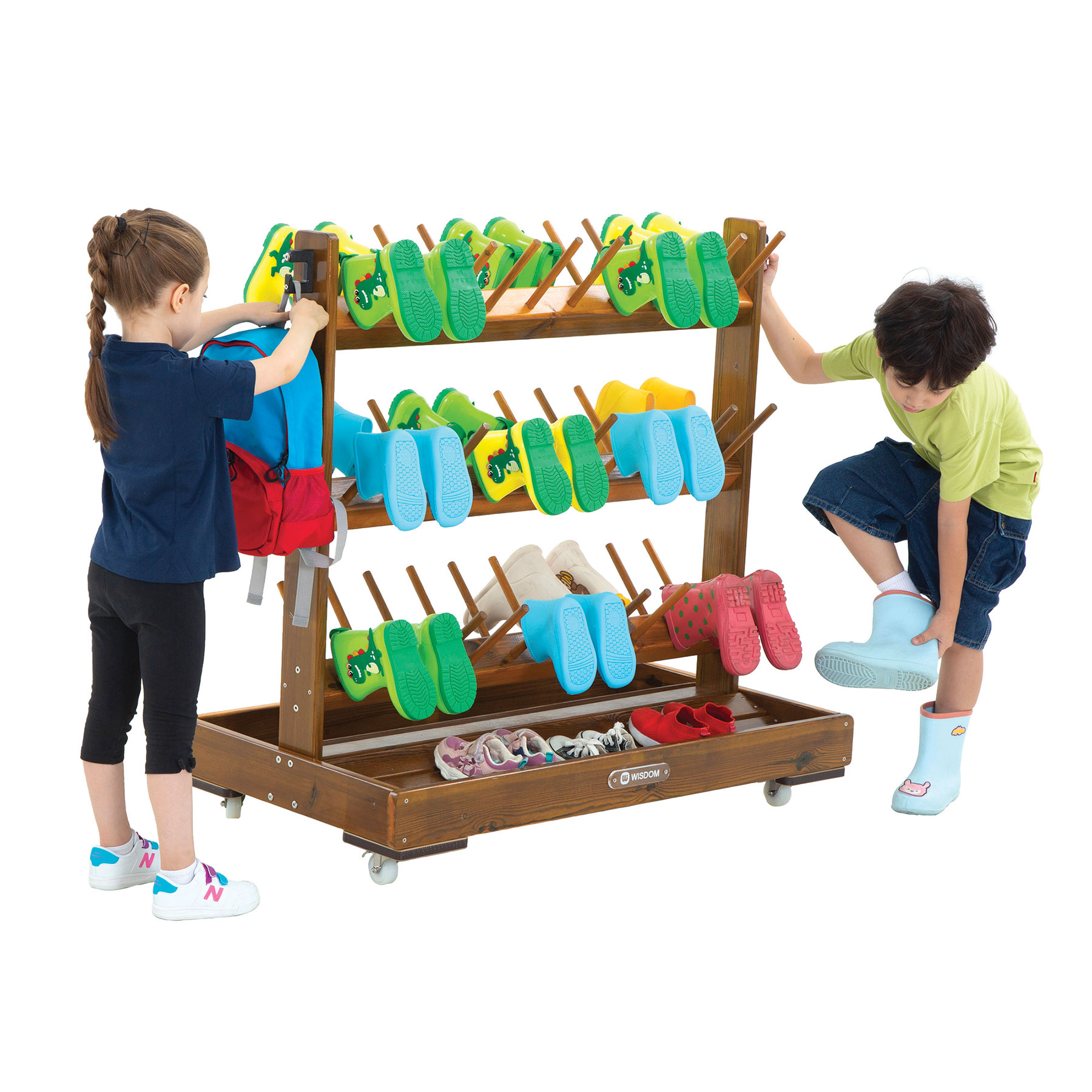 Outdoor Mobile Welly & Shoe Rack | theClassroom.co