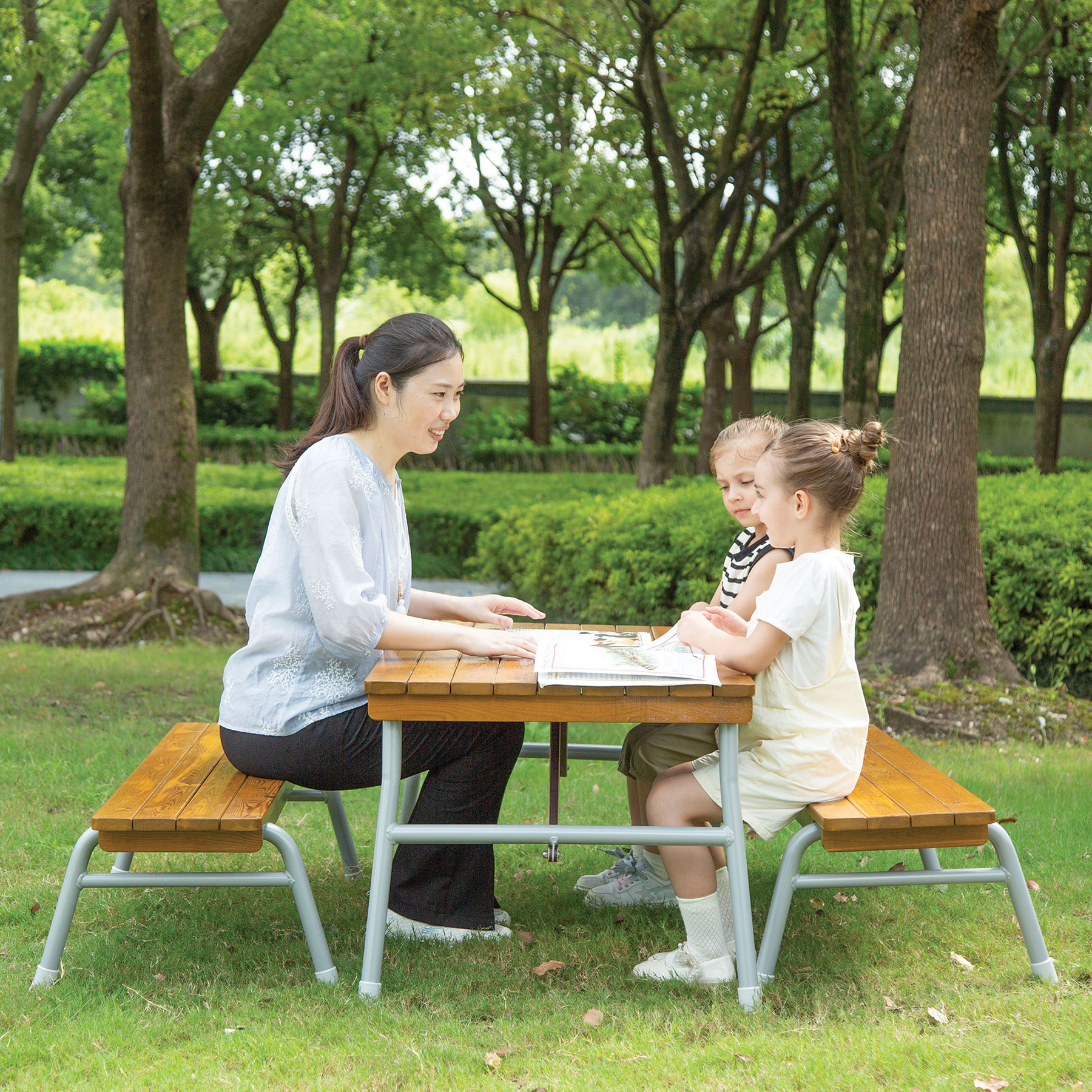 Outdoor Stacking Bench - Pack of 2 | theClassroom.co