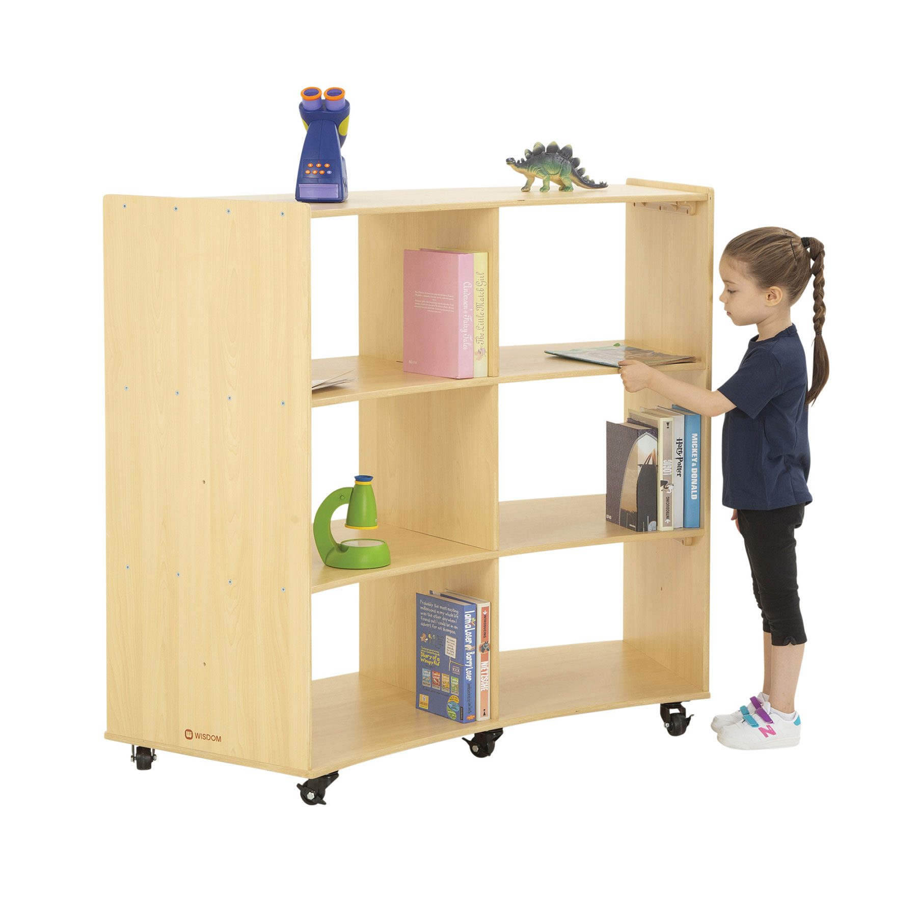 3 Shelf Curved Storage Unit