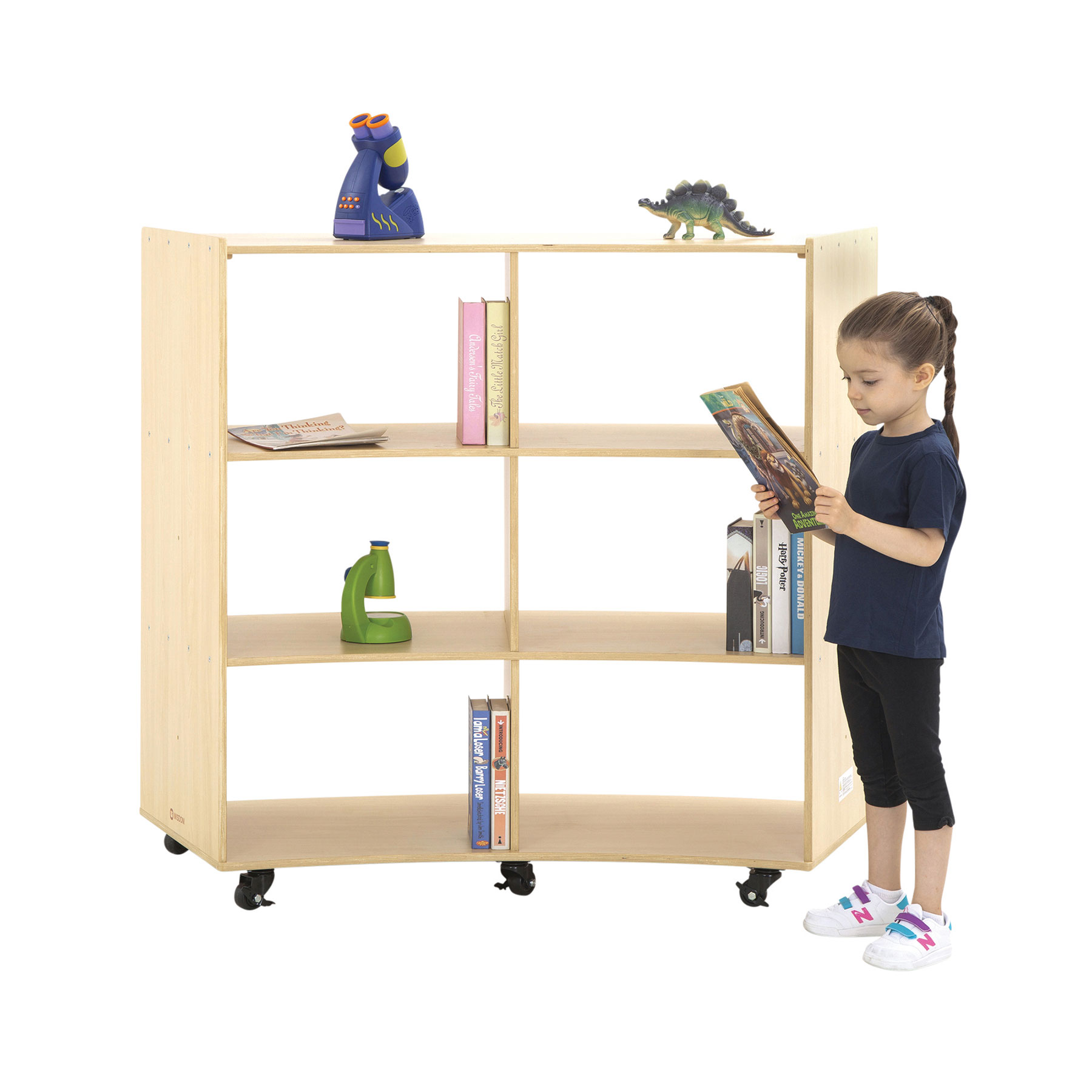 3 Shelf Curved Storage Unit | theClassroom.co