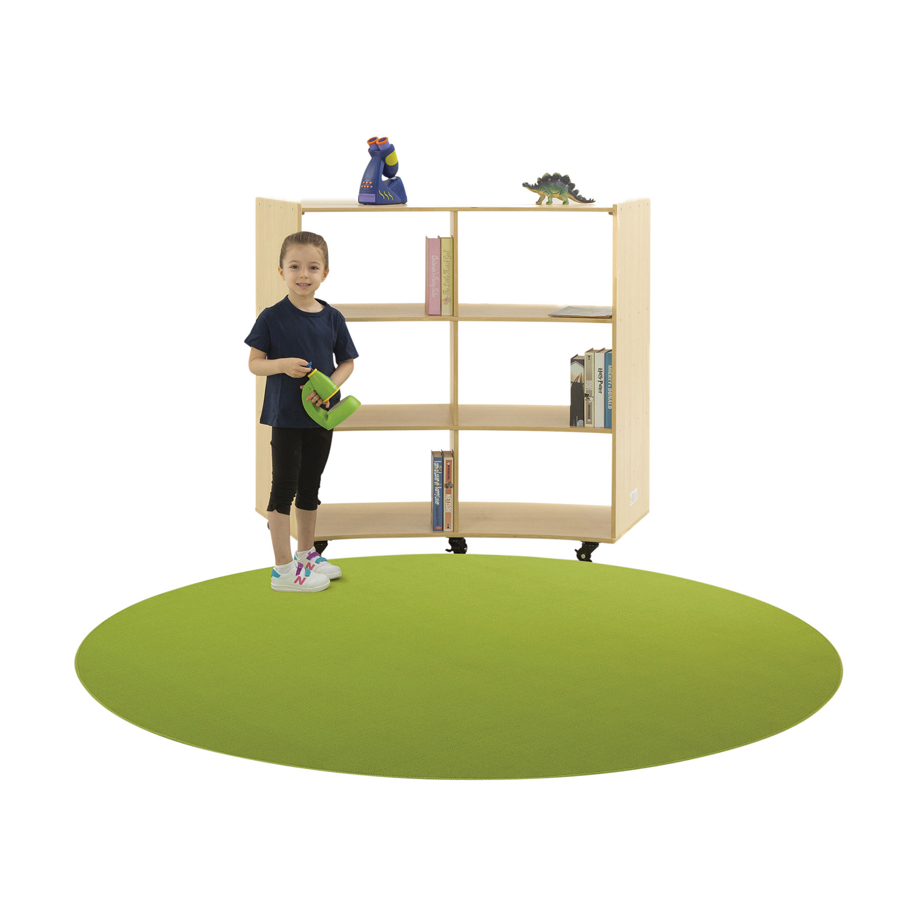 3 Shelf Curved Storage Unit | theClassroom.co