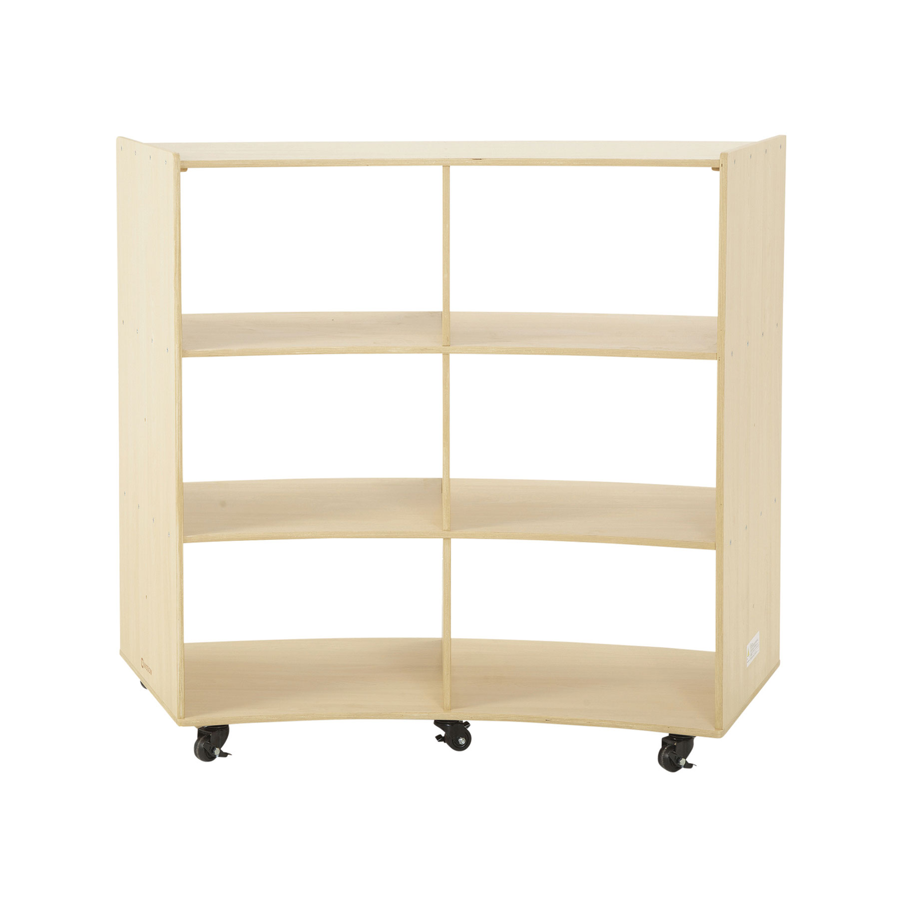 3 Shelf Curved Storage Unit | theClassroom.co
