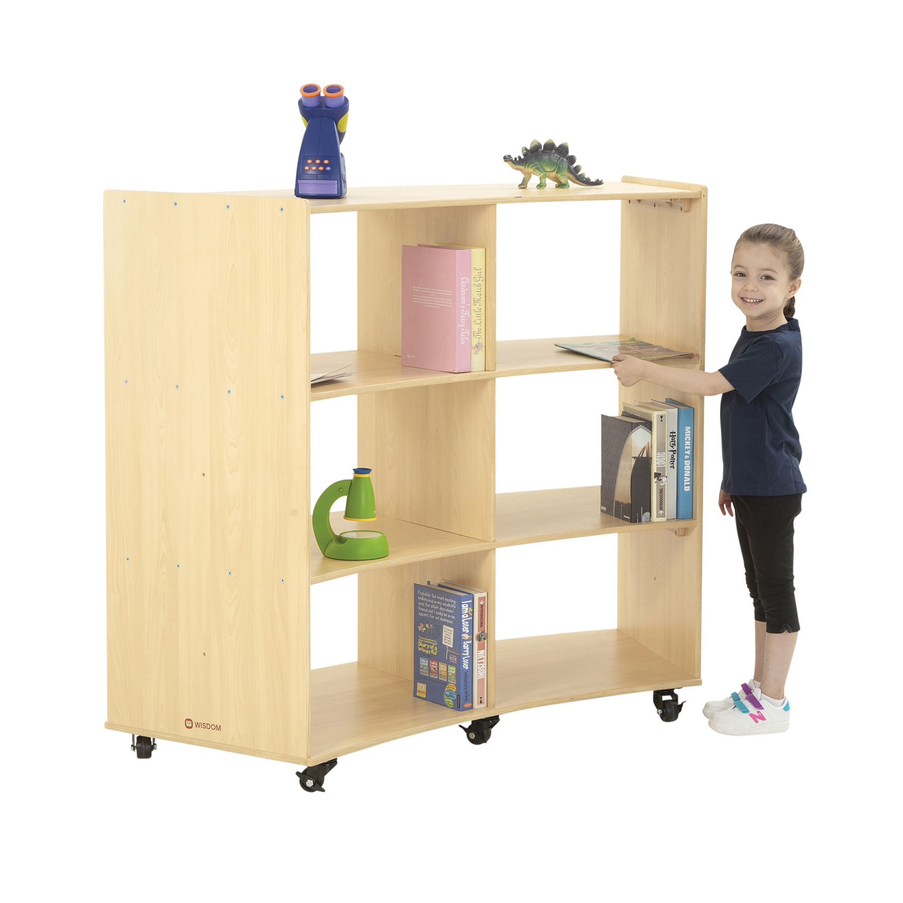 3 Shelf Curved Storage Unit | theClassroom.co