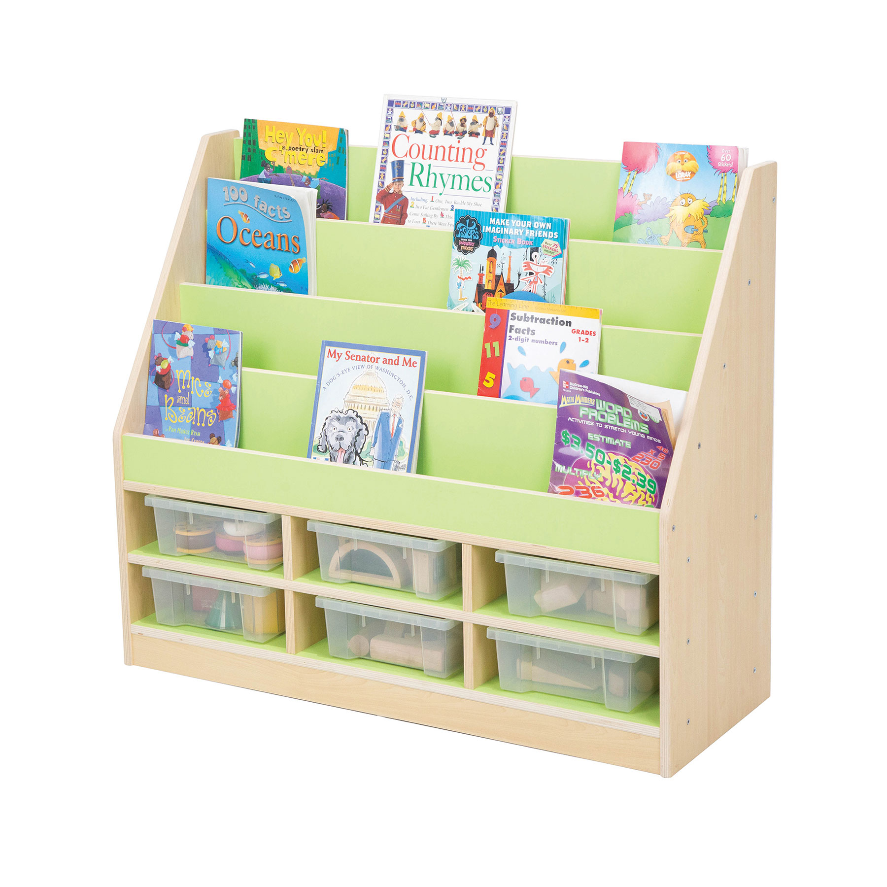 Pastel Book Storage Unit | theClassroom.co