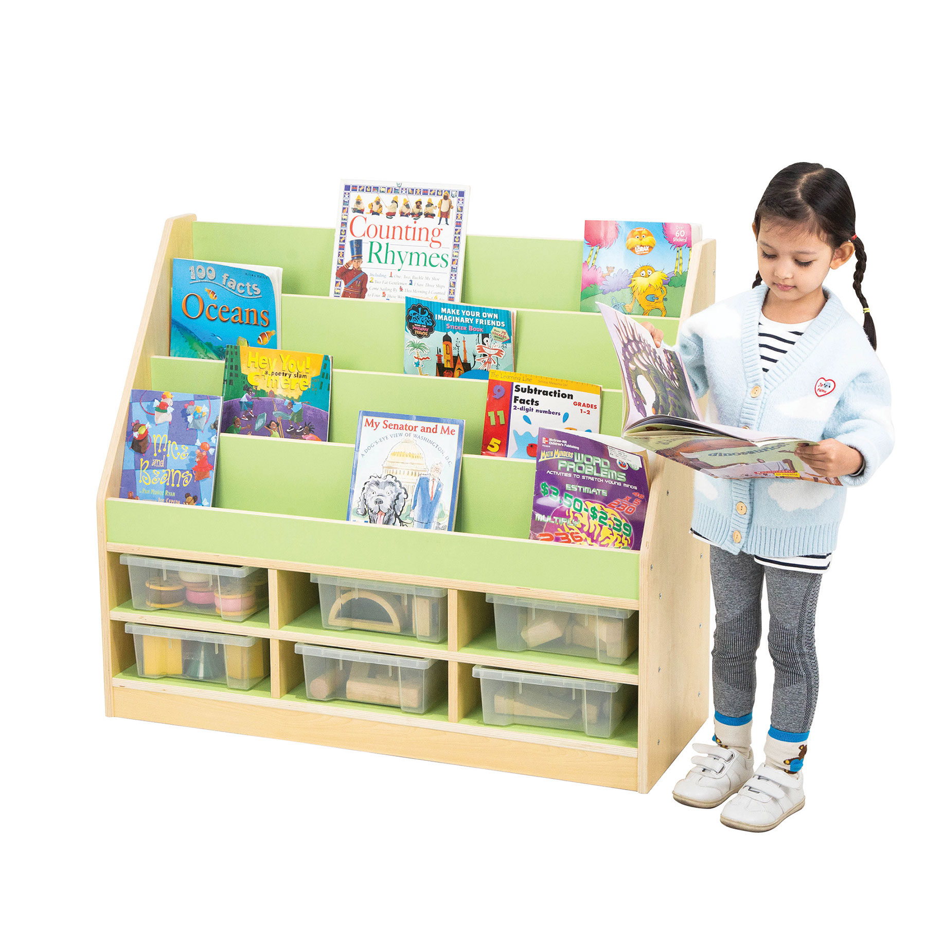 Pastel Book Storage Unit | theClassroom.co